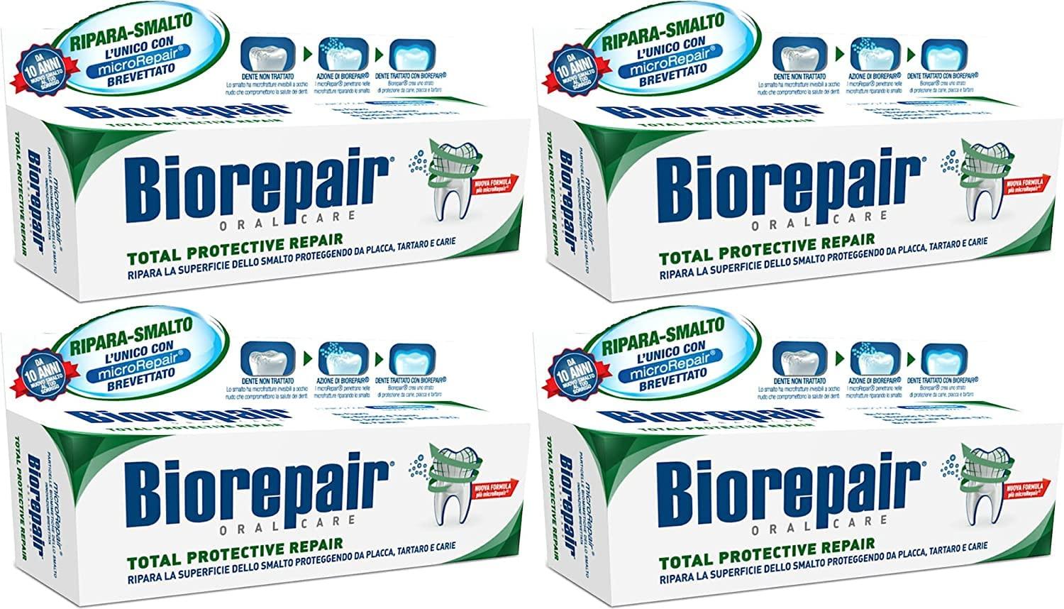 Biorepair Total Protective Repair Toothpaste - MicroRepair New Formula ...