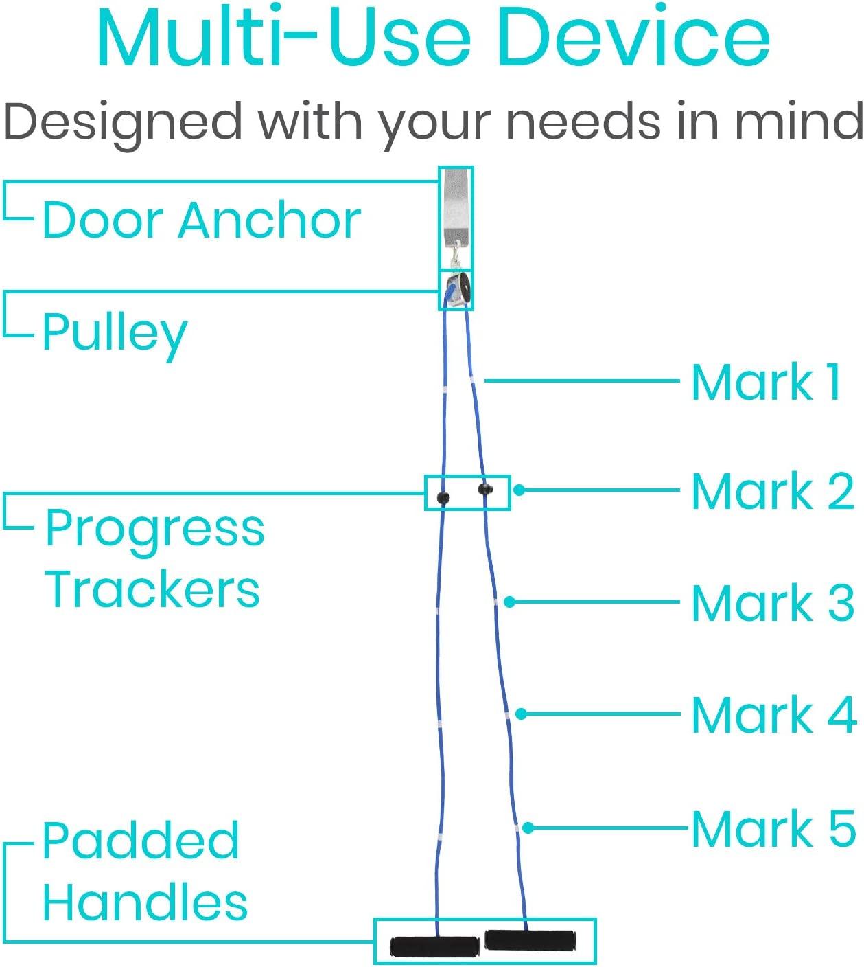 Vive Shoulder Pulley - Over Door Rehab Exerciser for Rotator Cuff ...