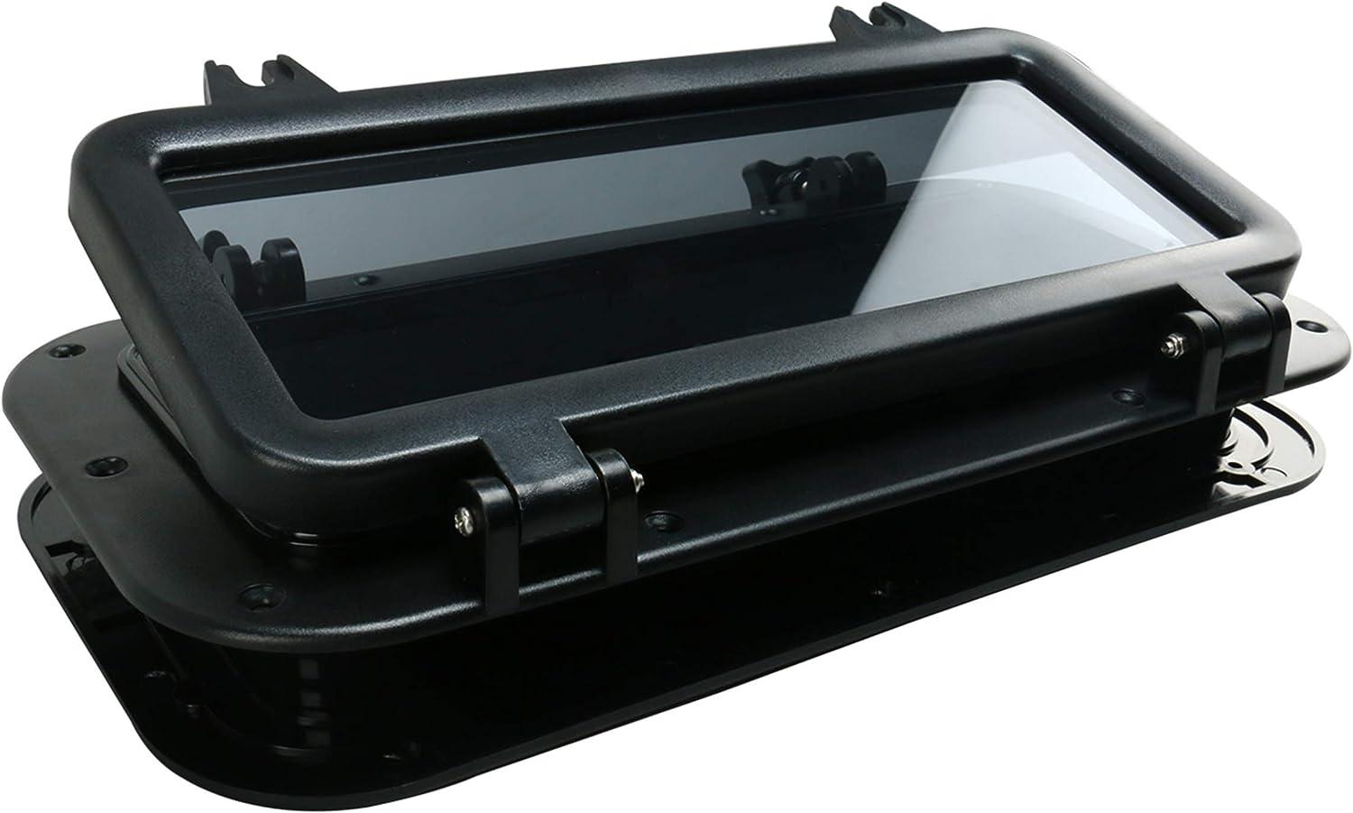YaeMarine Boat Rectangle Opening Portlight - 15-3/4 x 7-7/8 Yacht ...