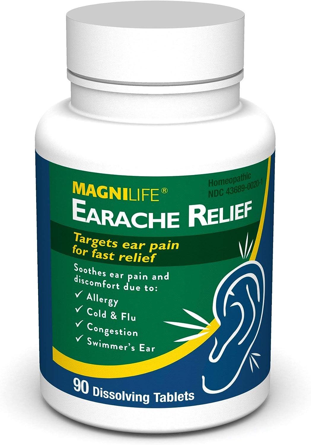 MagniLife Earache Relief: Fast-Acting Natural Swimmers Ear Pain Relief ...