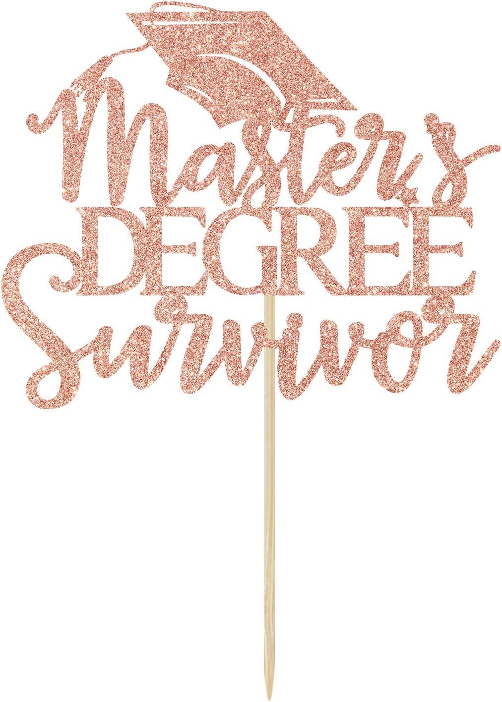 Masters Graduation Decorations 2023 Master's Degree Survivor Cake ...