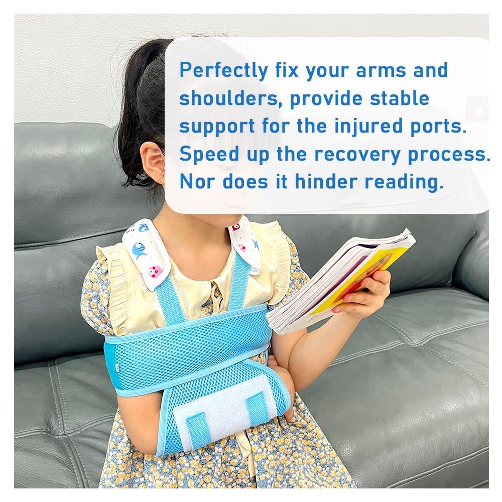Pediatric Shoulder Immobilizer Kids Arm Sling | Adjustable Support ...