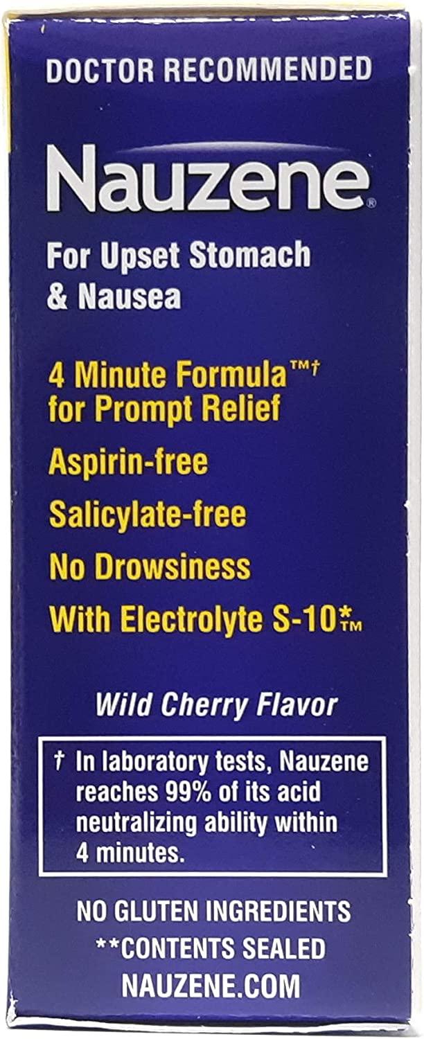 Nauzene Chew Tabs 40ct - Fast-Acting Relief for Nausea - Pack of 1 ...