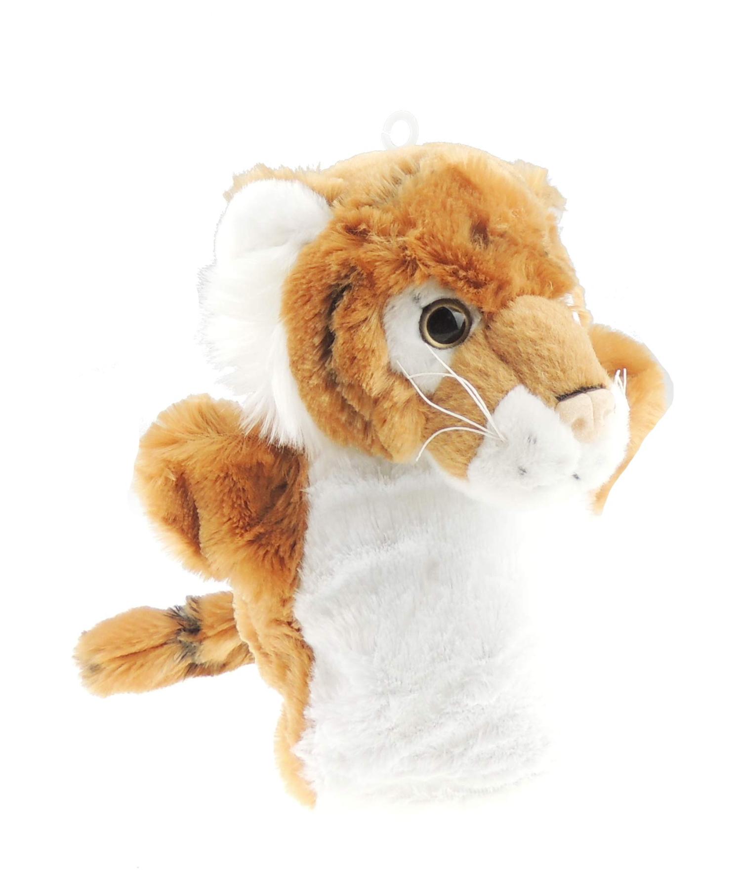 Cute Plush Tiger Cub Hand Puppet for Kids Role Play - Interactive ...