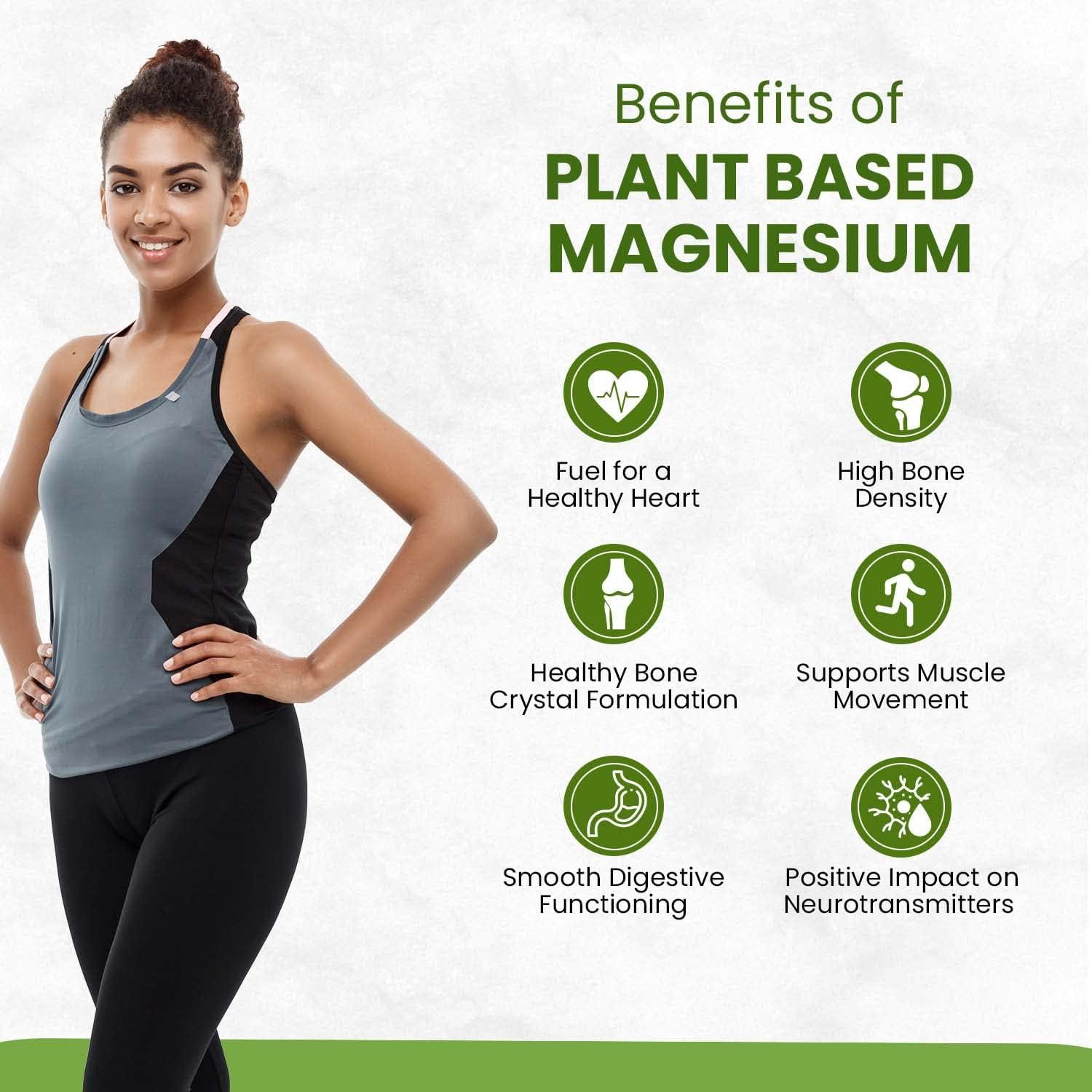 Himalayan Organics Plant Based Magnesium 220mg - 120 Veg Capsules ...