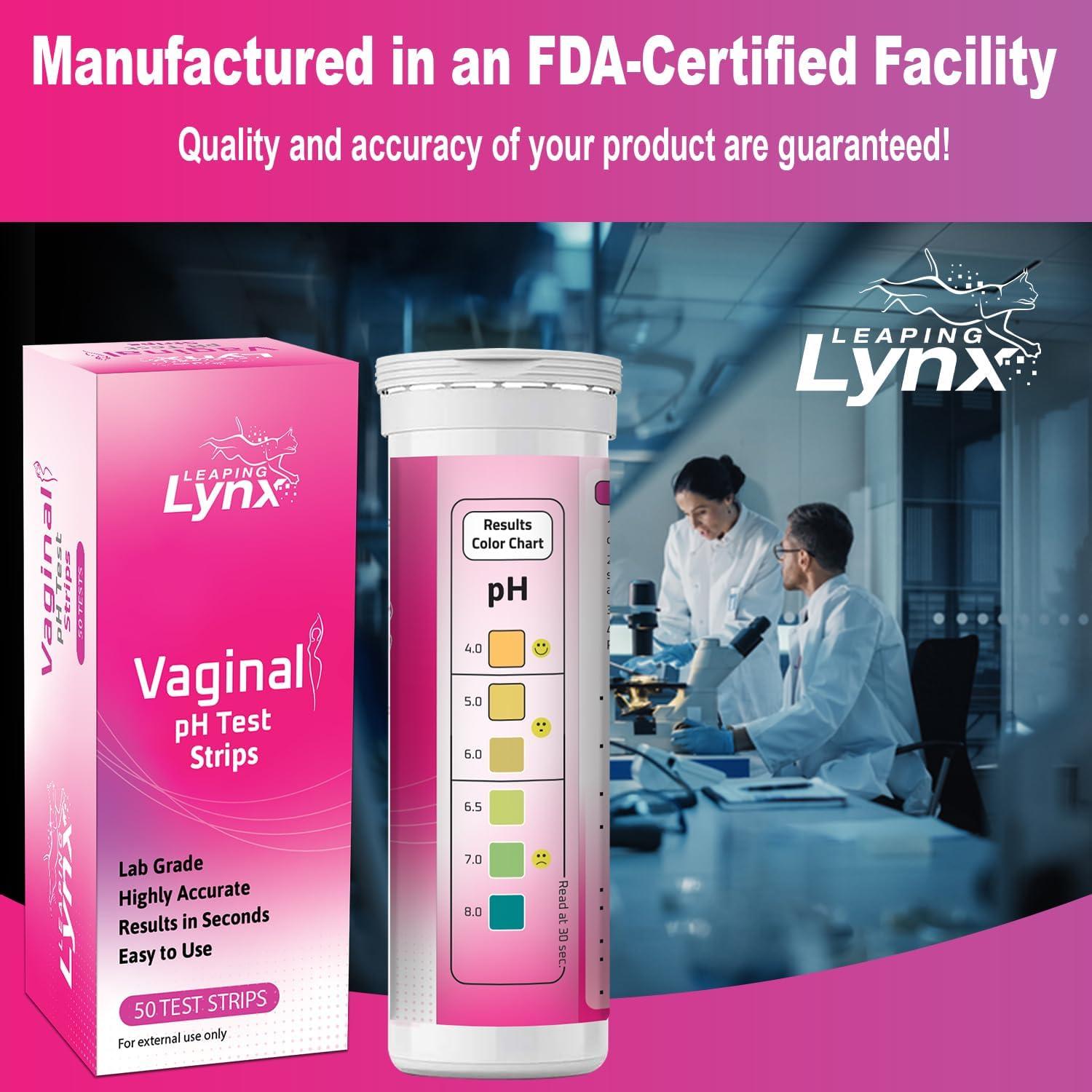 Premium Vaginal pH 50 Test Strips | Easy At-Home Intimate Testing ...