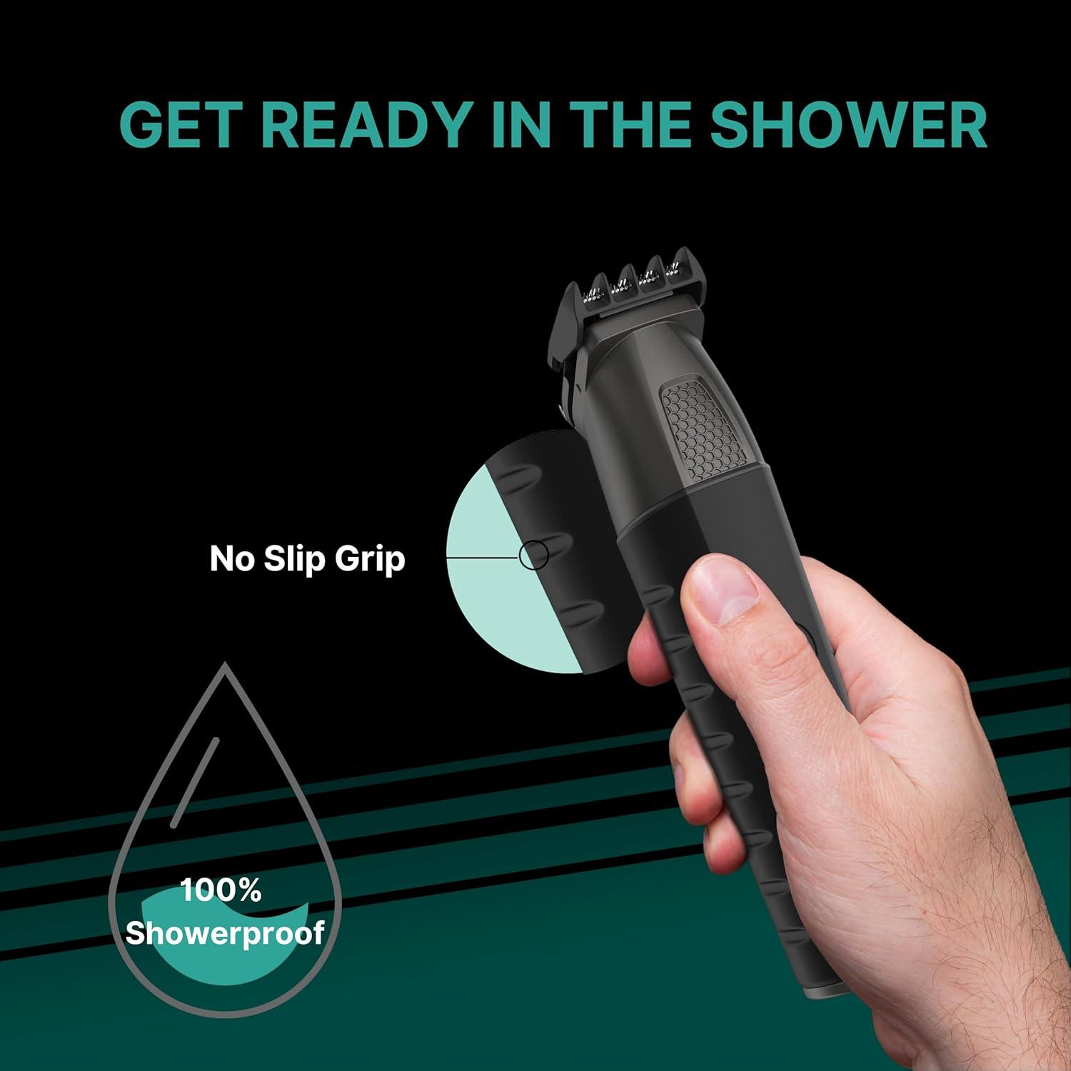 Conair Men All-in-One Grooming Trimmer Kit - 16 Piece Rechargeable Nose Beard Mustache & Body ...