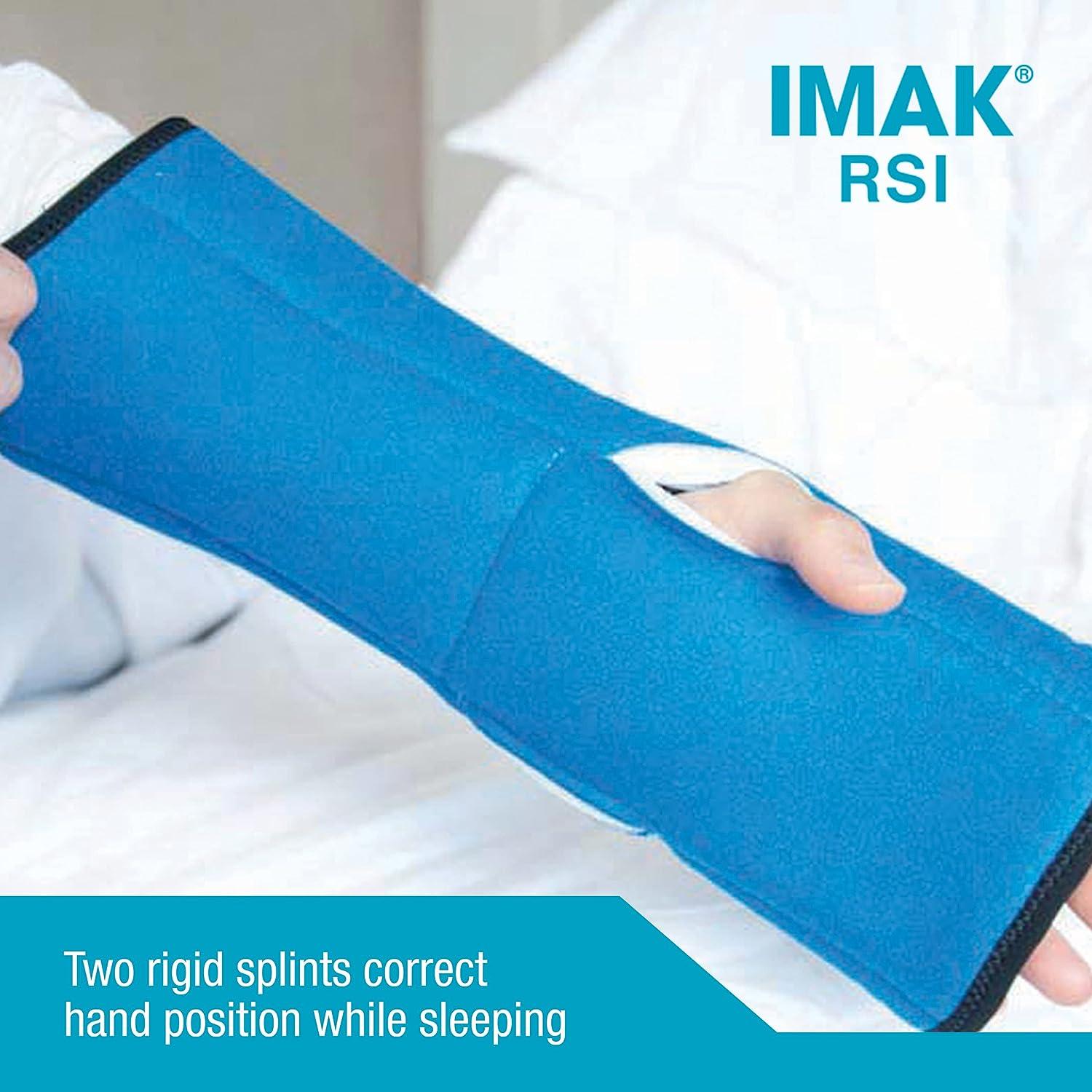 IMAK RSI Pil-O-Splint - Customizable Wrist Brace for Nighttime Comfort ...