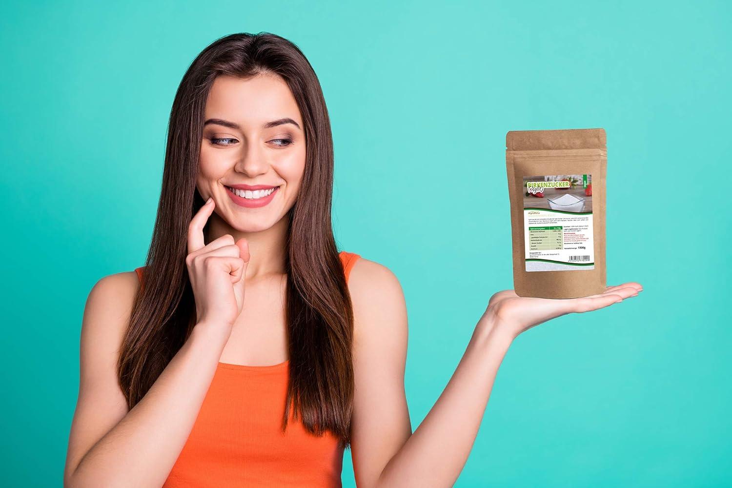 Mynatura Birch Sugar Xylitol 1000g | Gluten-Free Vegan Sugar Substitute ...