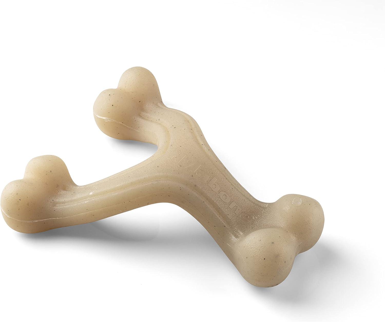 Nylabone Maximum Strength Robust Extreme Gourmet Wishbone Dog Chew Toy ...
