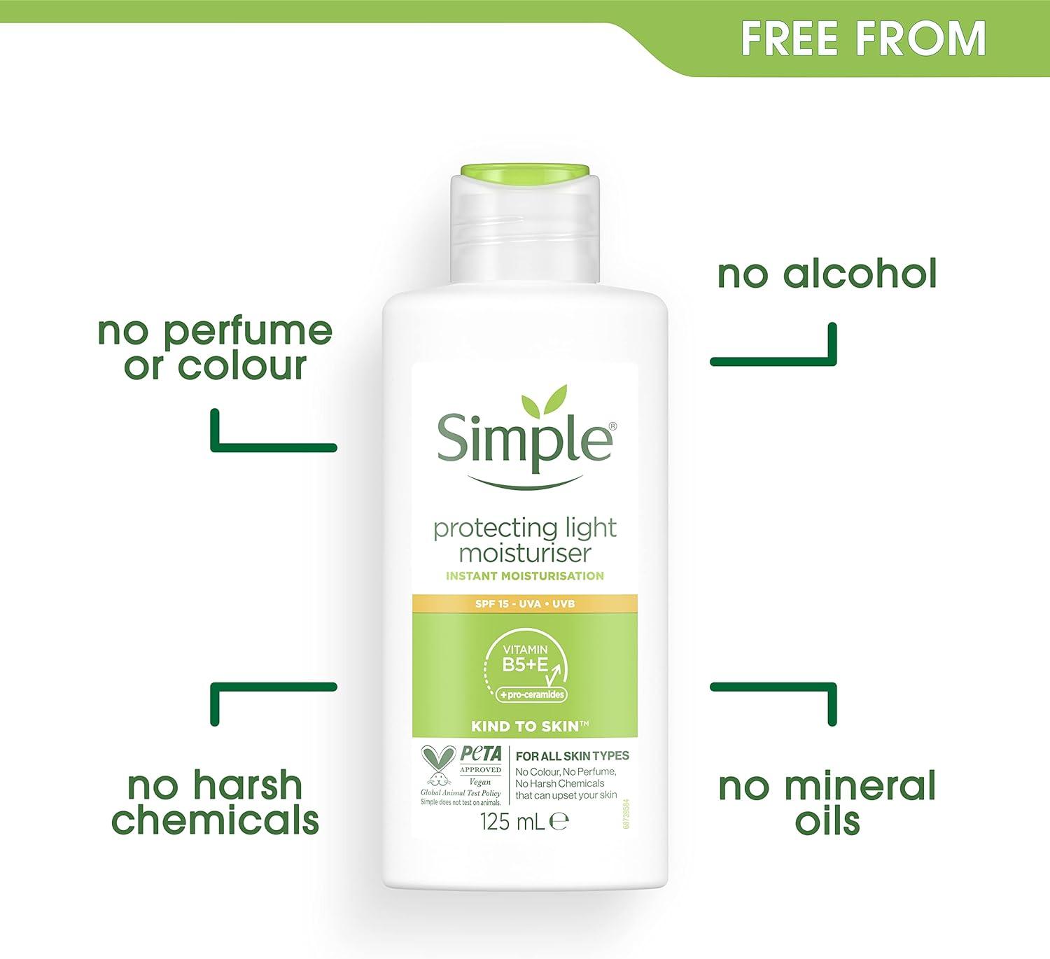 Simple Kind to Skin Protecting Light Moisturiser SPF 15 with pro ...