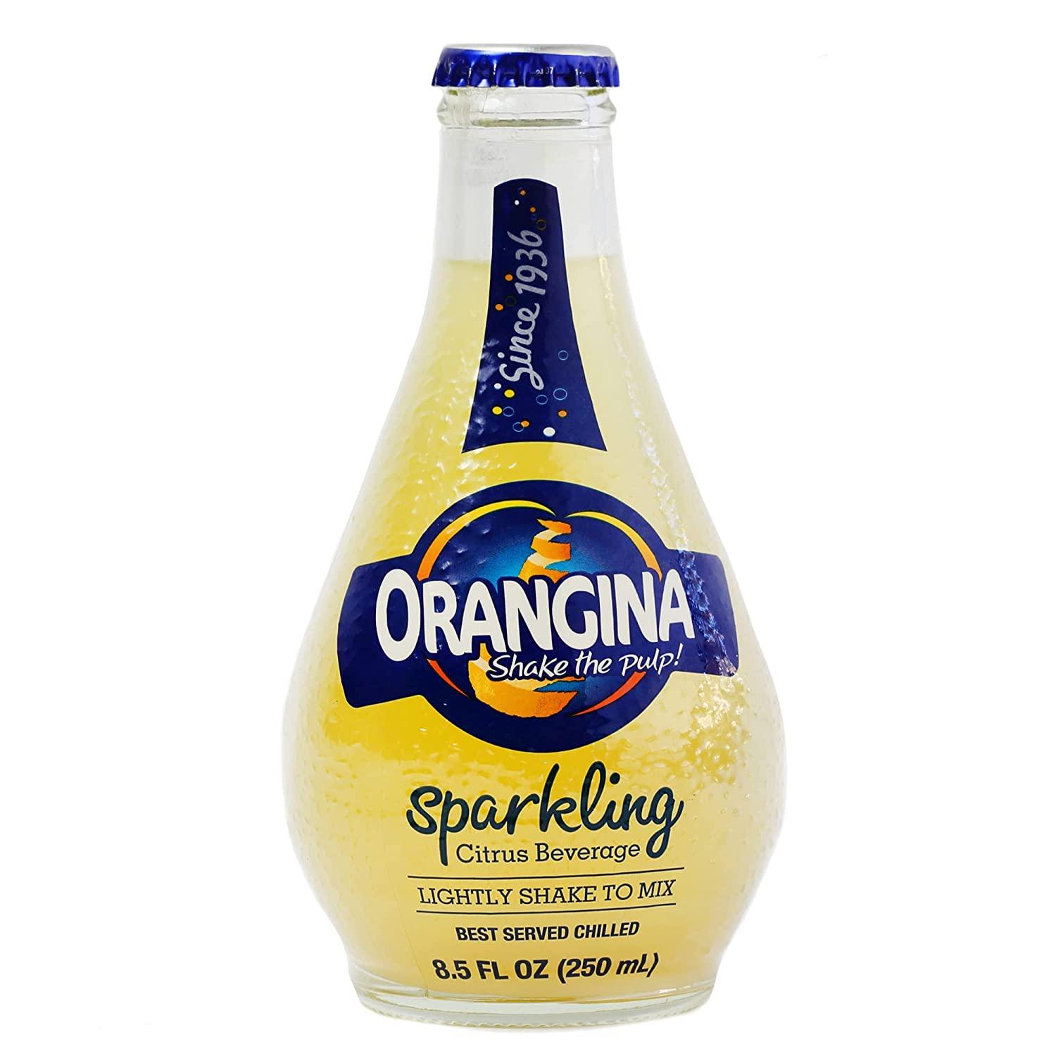 Orangina Citrus Sparkling Juice Beverage - Original French Recipe - 18 ...