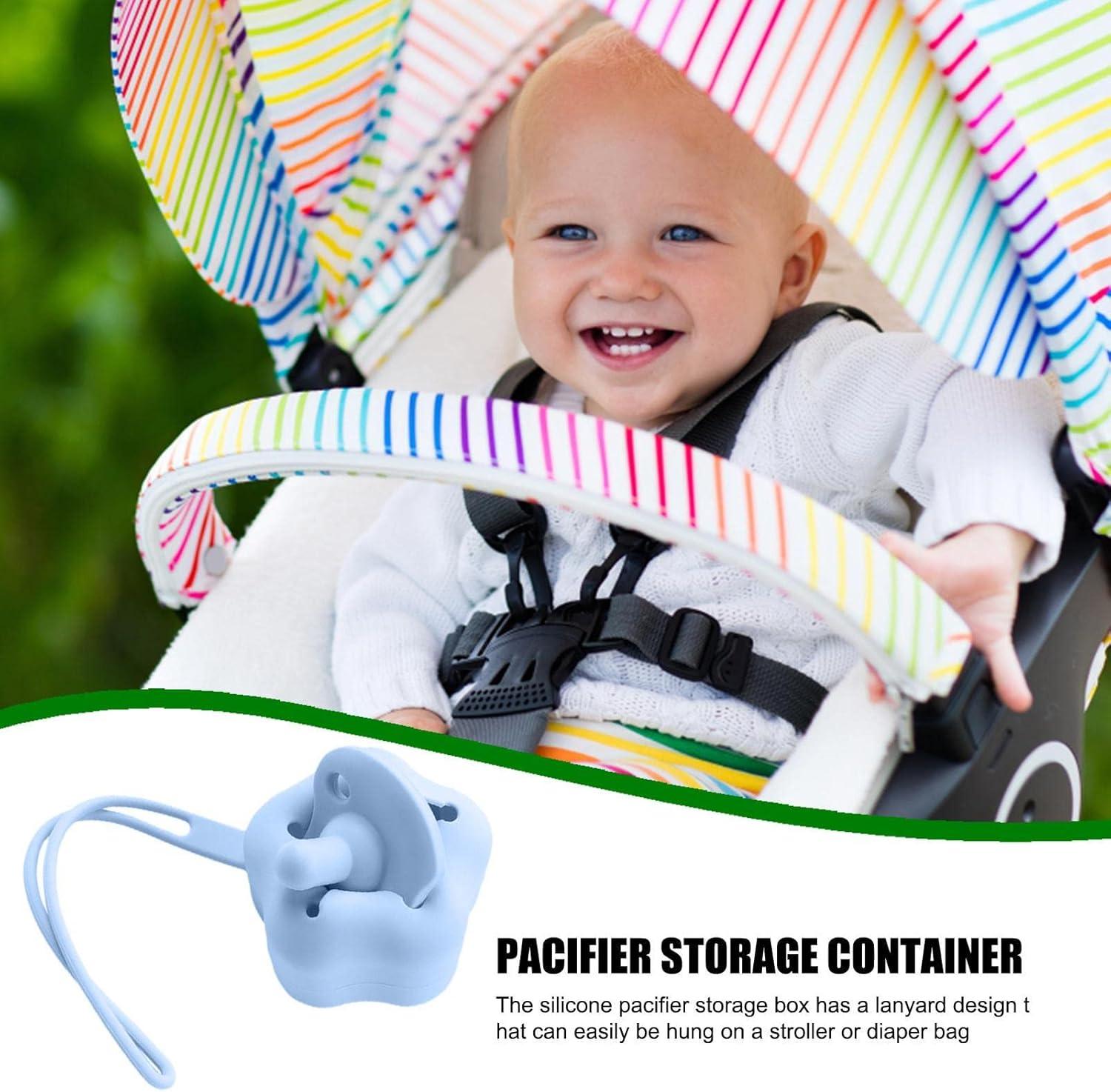Buy Virtcooy Silicone Pacifier Holder | Pentagram-Shaped Baby Pacifier ...