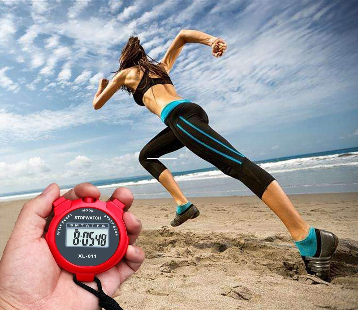 Large Screen Digital Stopwatch - Handheld Count Up Timer with Calendar Clock Function | Buy Now ...