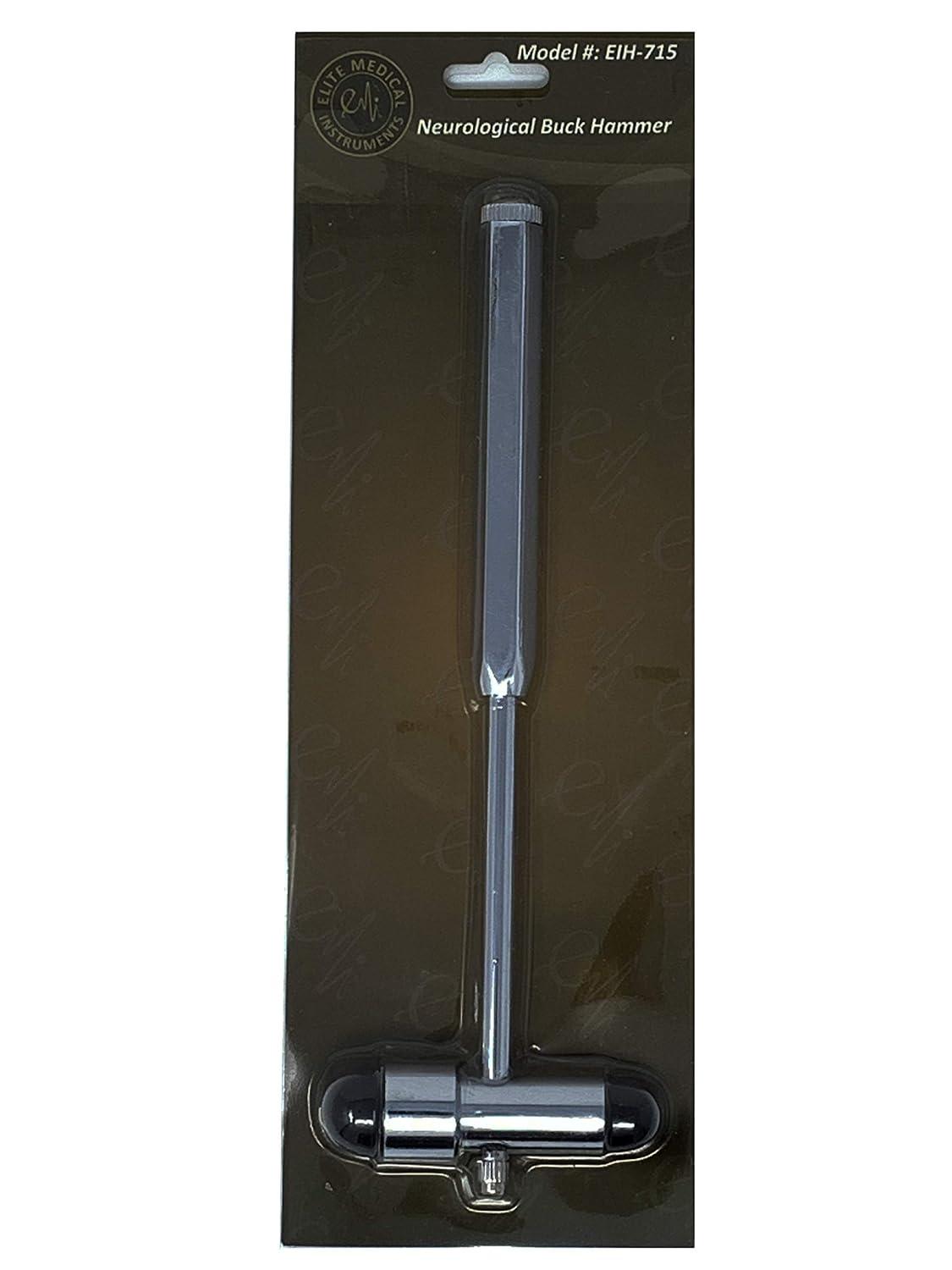 EMI Buck Neurogical Reflex Testing Hammer with Needle and Brush - Black ...
