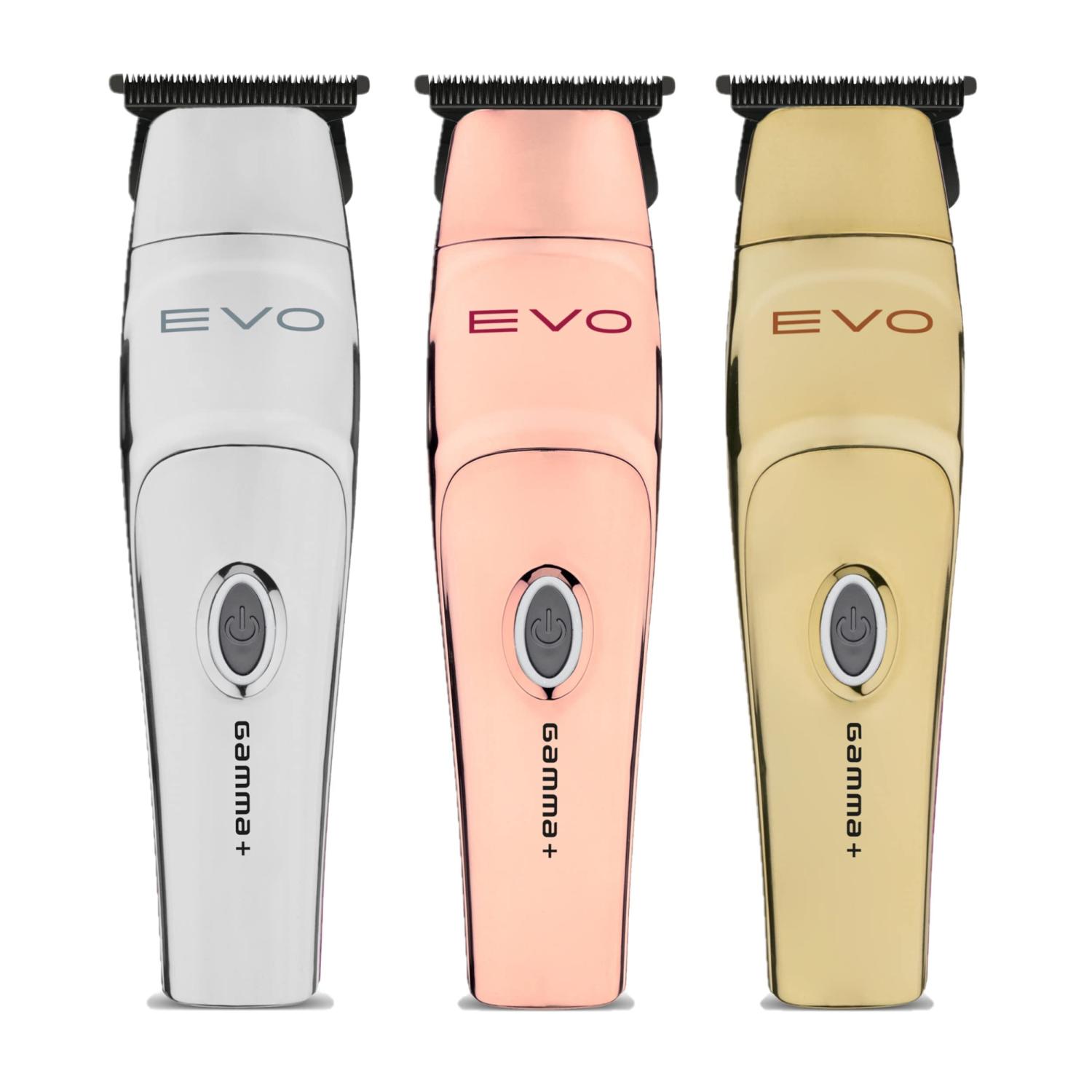 GAMMA+ Evo Magnetic Motor Cordless Hair Trimmer with Customized Lids ...