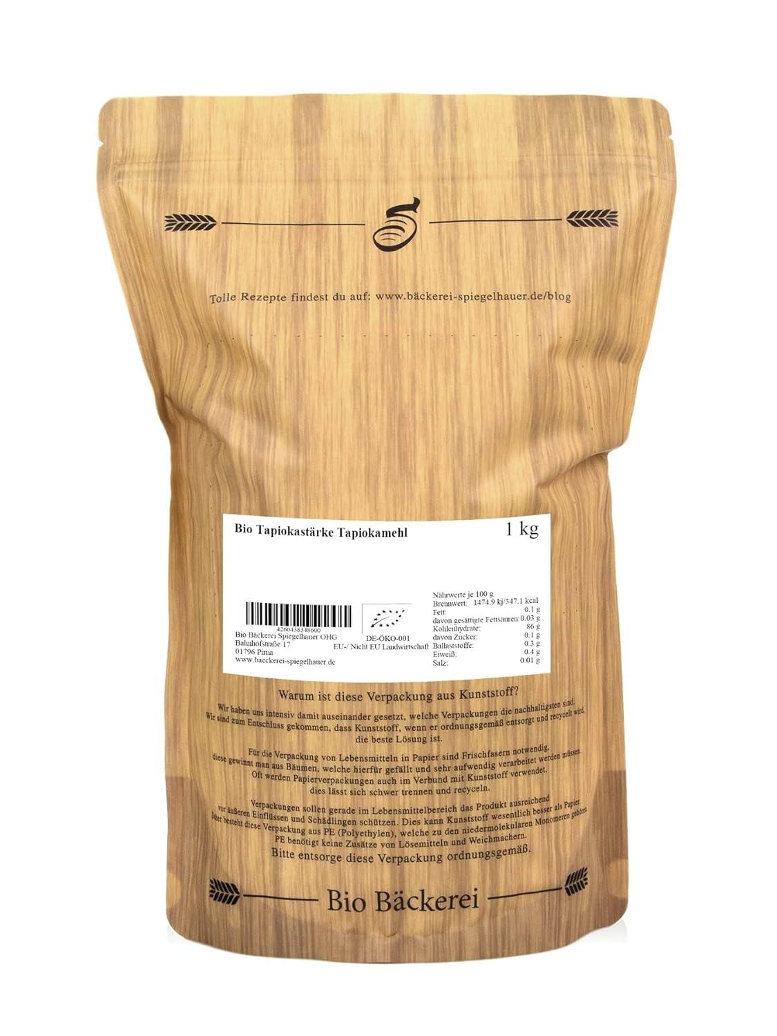 Organic Tapioca Starch 1kg | Gluten-Free Thickening Agent | Bio Tapioca ...