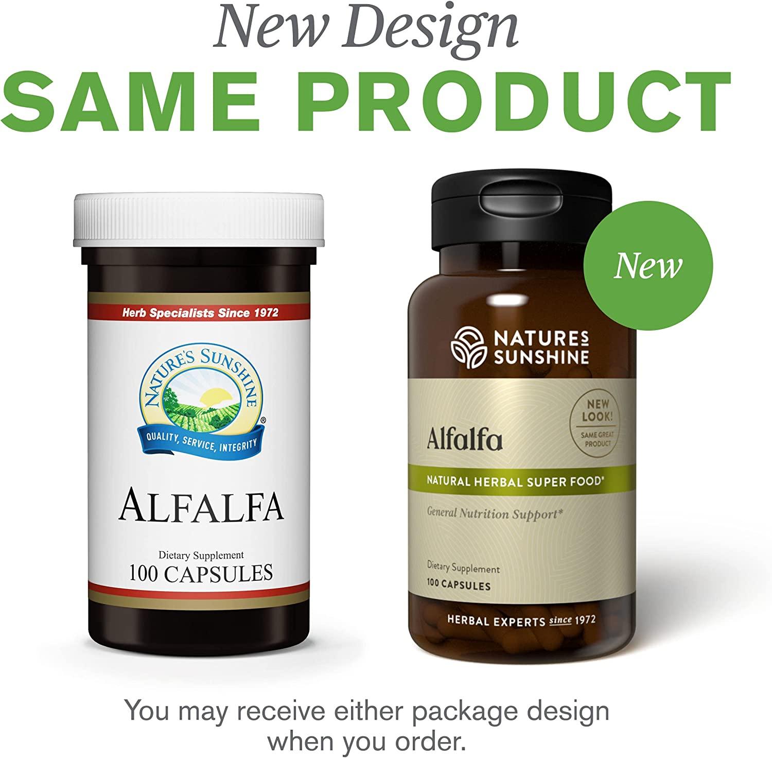 Nature's Sunshine Alfalfa Capsules - 100 Count | Buy Now with Express ...