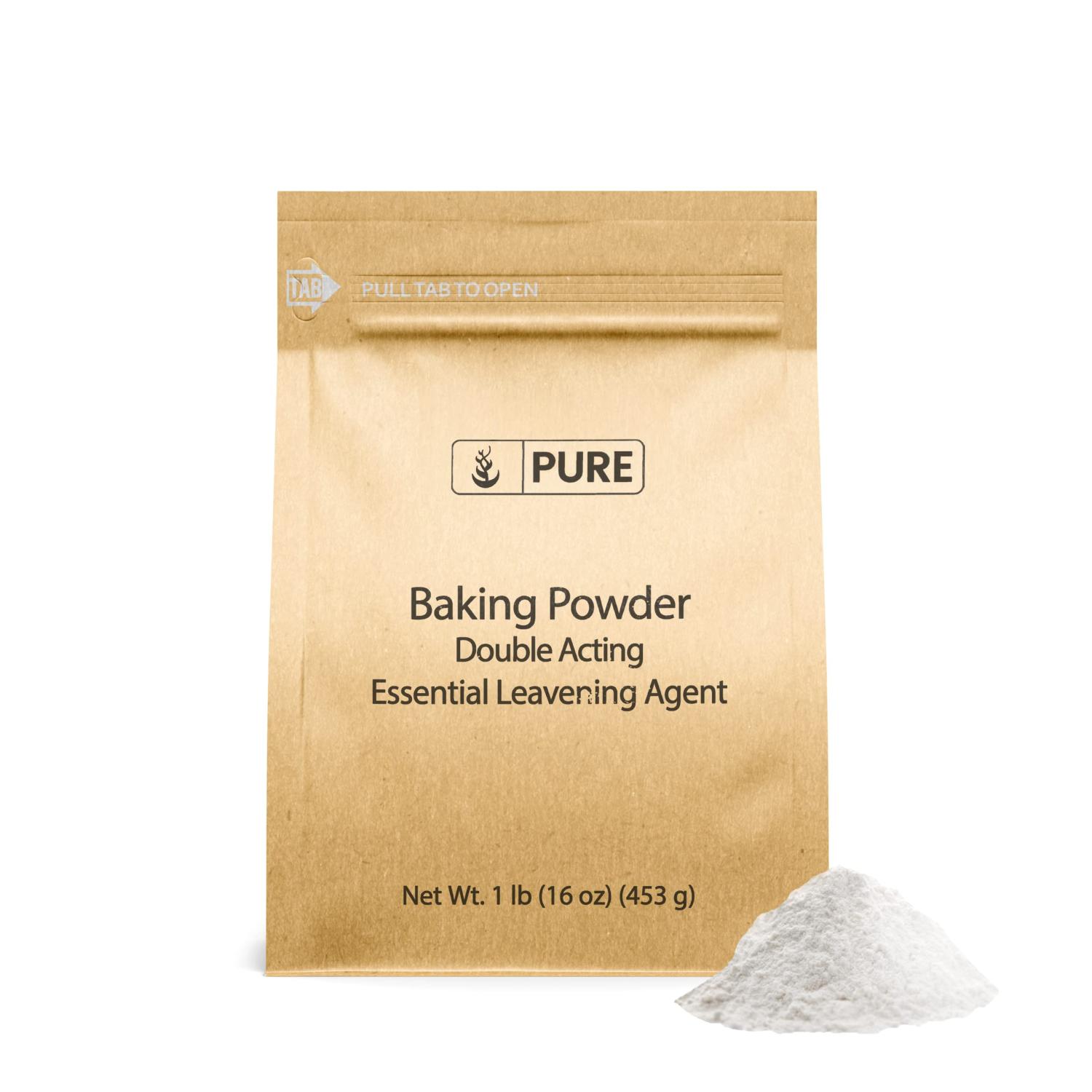 Pure Original Baking Powder (1 lb) Double Acting Leavening Agent for ...