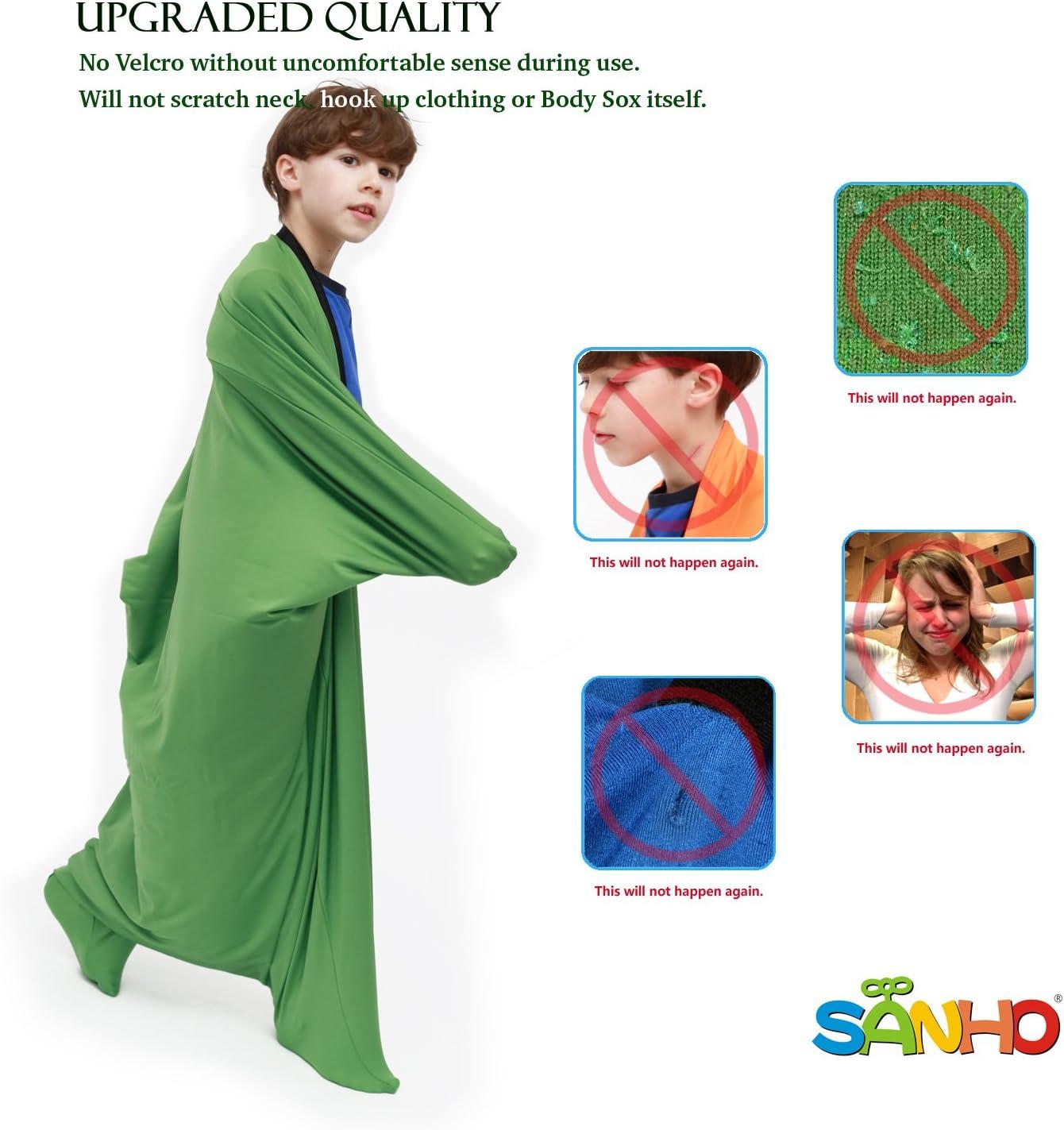 Sanho Dynamic Movement Sensory Body Sock for Autism & SPD - Olive Green ...