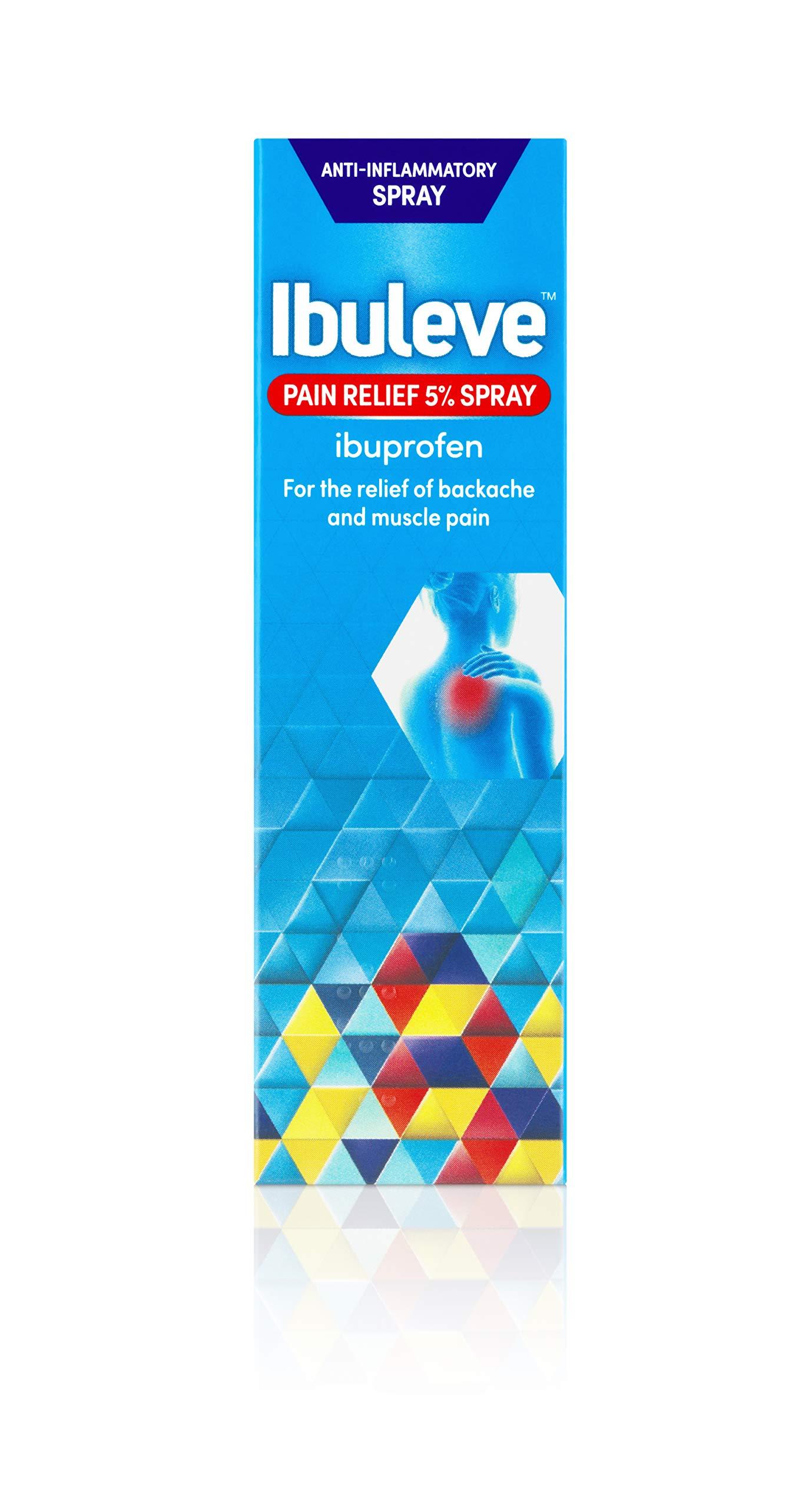 Ibuleve Pain Relief 5% Ibuprofen Spray - 35ml: Anti-Inflammatory Relief ...