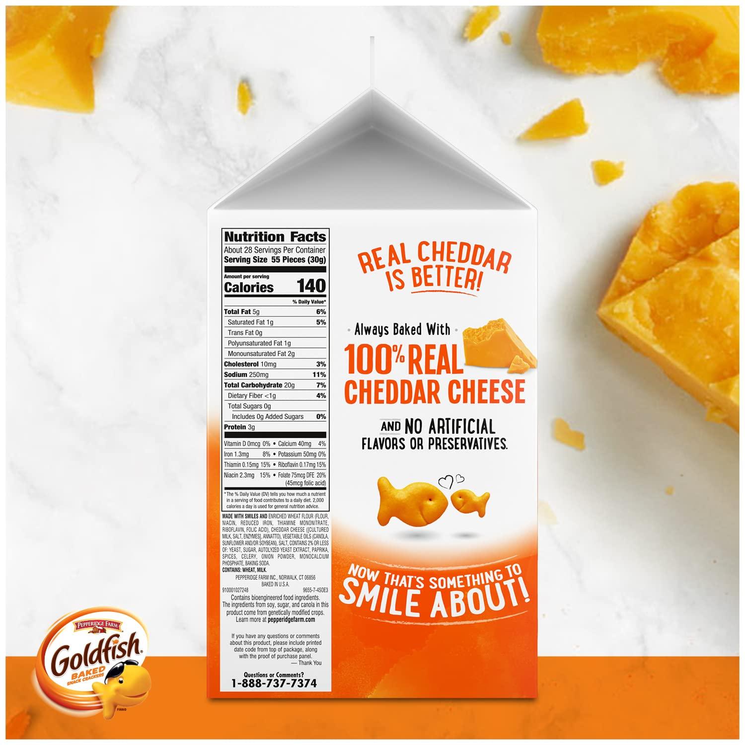 Goldfish Cheddar Snack Crackers - 30 oz Carton | Buy Now with Express ...