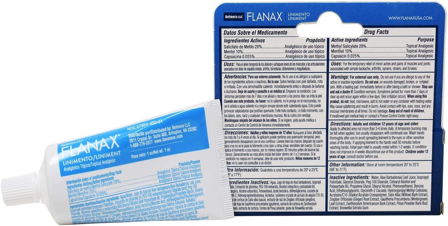 Flanax Pain Relief Cream 1oz | Fast-Acting Muscle & Joint Pain Relief