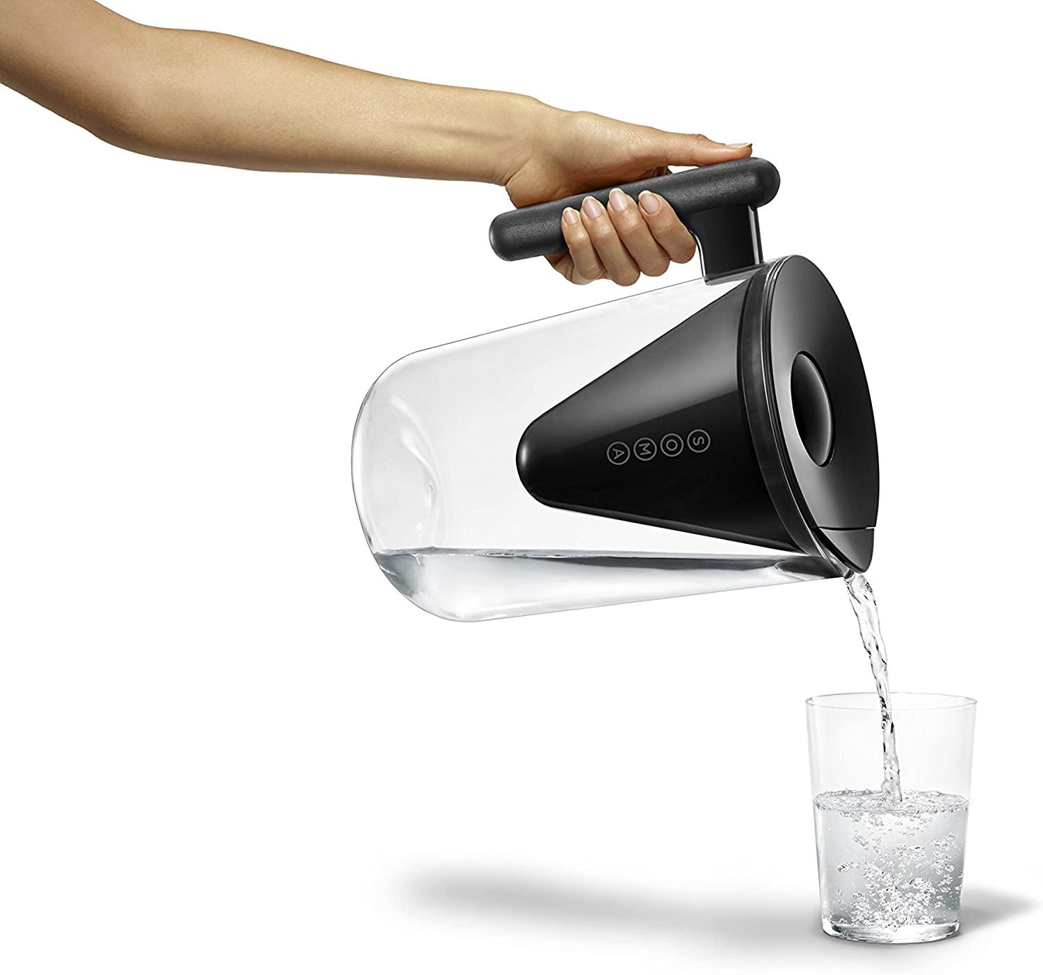 Soma 10-Cup Pitcher - Plant-Based Water Filtration System, Black | Buy ...