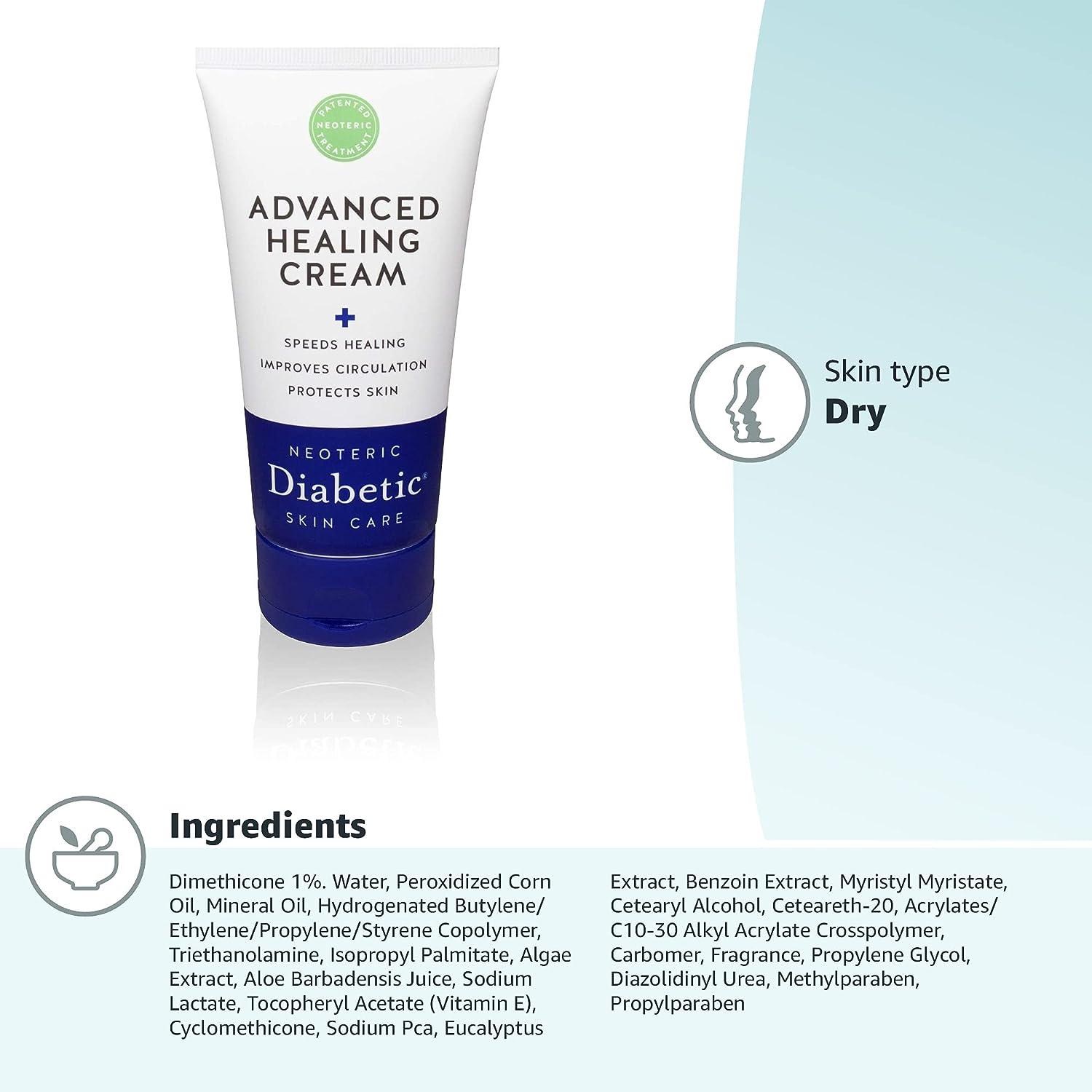 Neoteric Diabetic Advanced Healing Cream - 4-Ounce | Speeds Healing ...