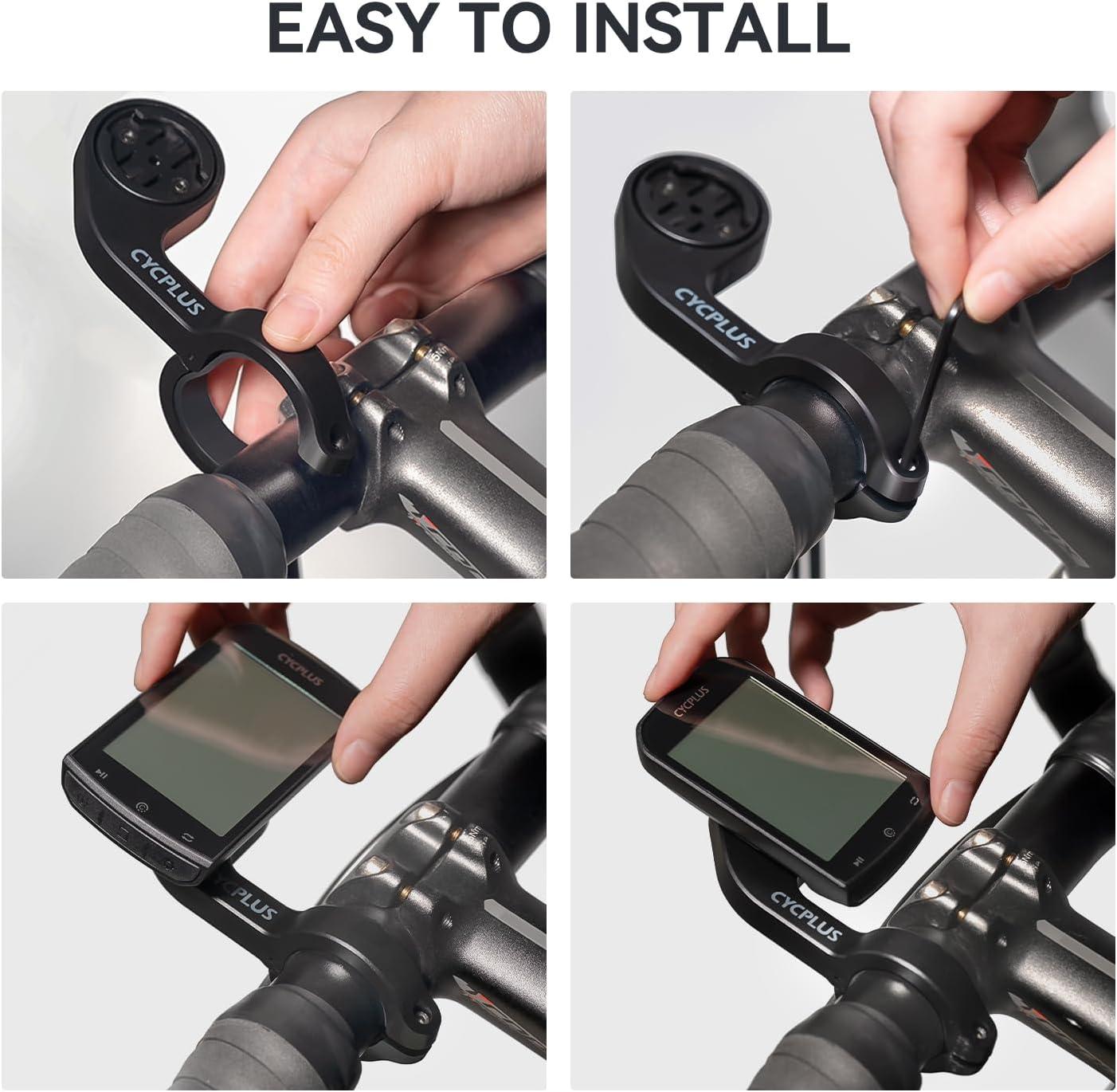 CYCPLUS Z1 Bicycle Computer Mount | Left Handlebar Mount for Enhanced ...