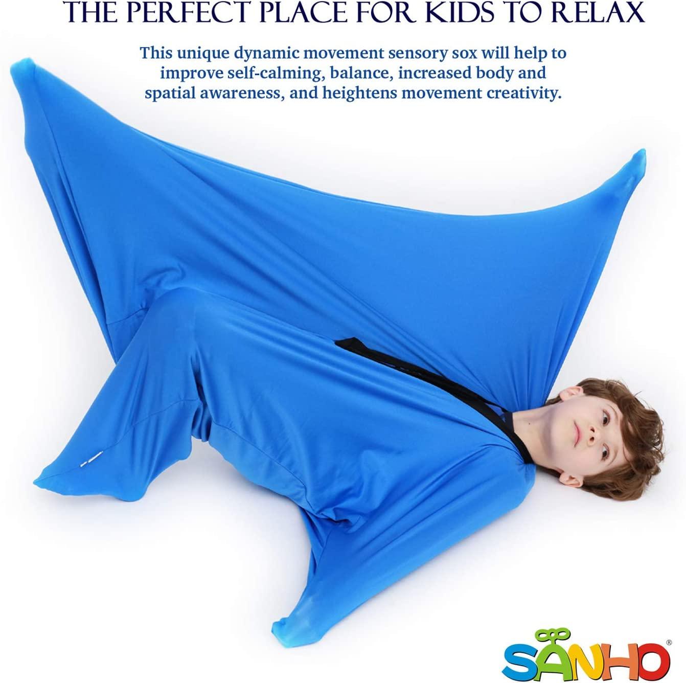 Sanho Yopo Dynamic Movement Sensory Sox - Medium (6-9 years) - Blue ...