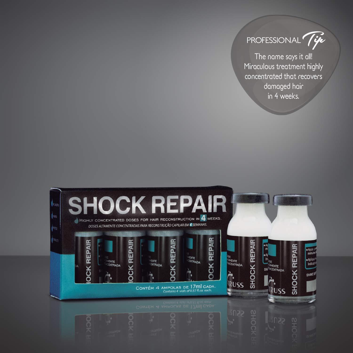 Truss Shock Repair Hair Treatment Ampoules - Weekly Reconstruction ...