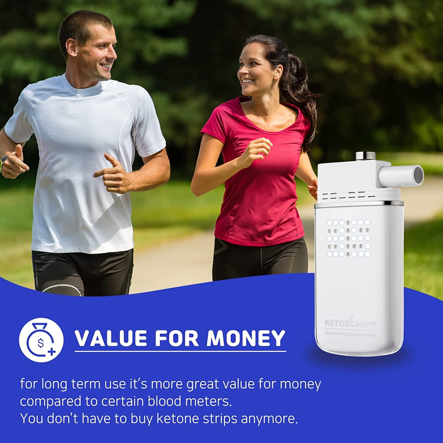 V2 KETOSCAN Mini Breath Ketone Meter Diet Fitness Tracker Monitor Your ...