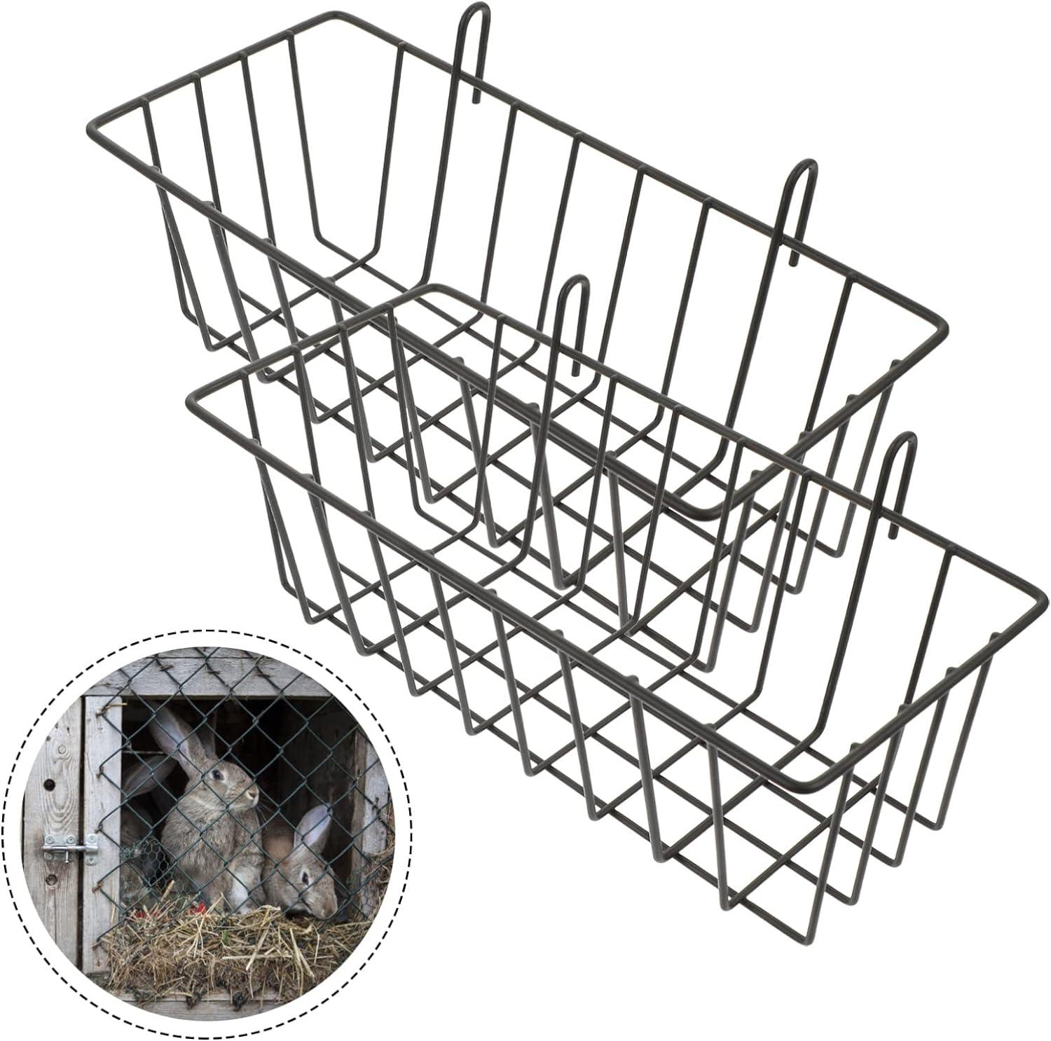 POPETPOP 2Pcs Hanging Hay Racks Decorative Hay Container Guinea Pig Hay ...