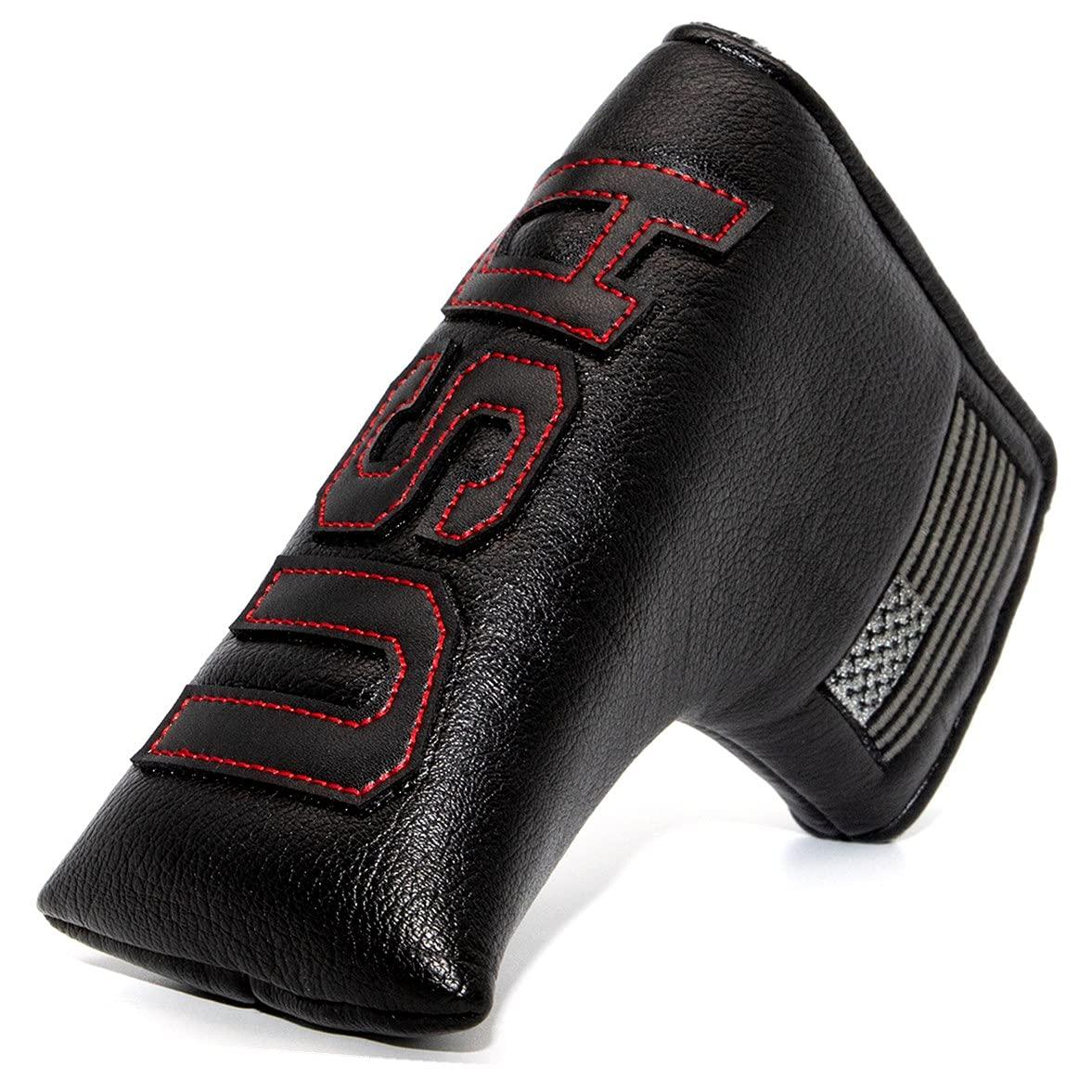 Barudan Golf Black USA Flag Blade Putter Headcover for Men - Magnetic ...