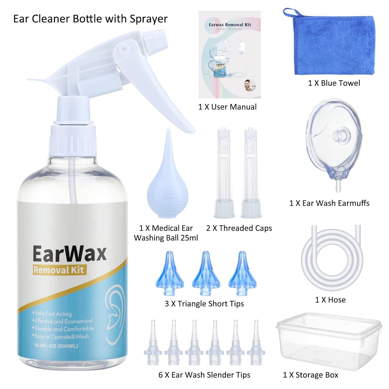 Ear Wax Removal Kit for Home Use - Gentle Ear Irrigation Tool for ...