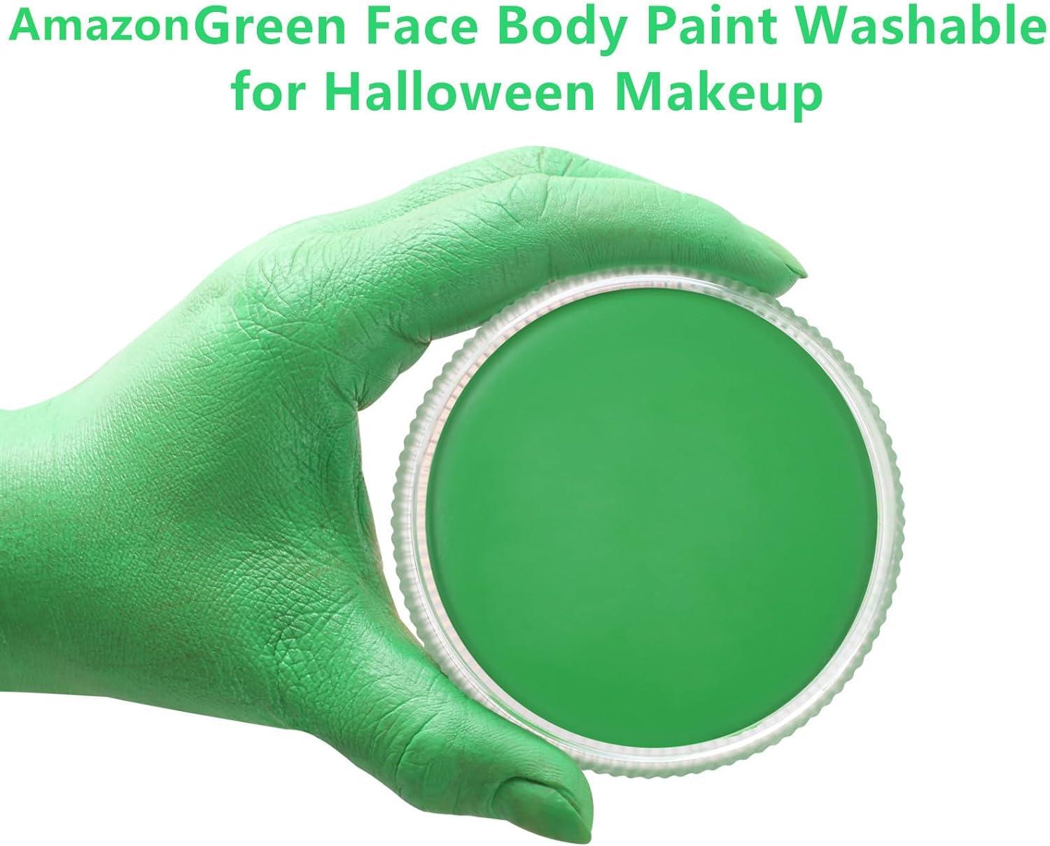 Go Ho Amazon Green Face and Body Paint Makeup 25g - Professional Water ...