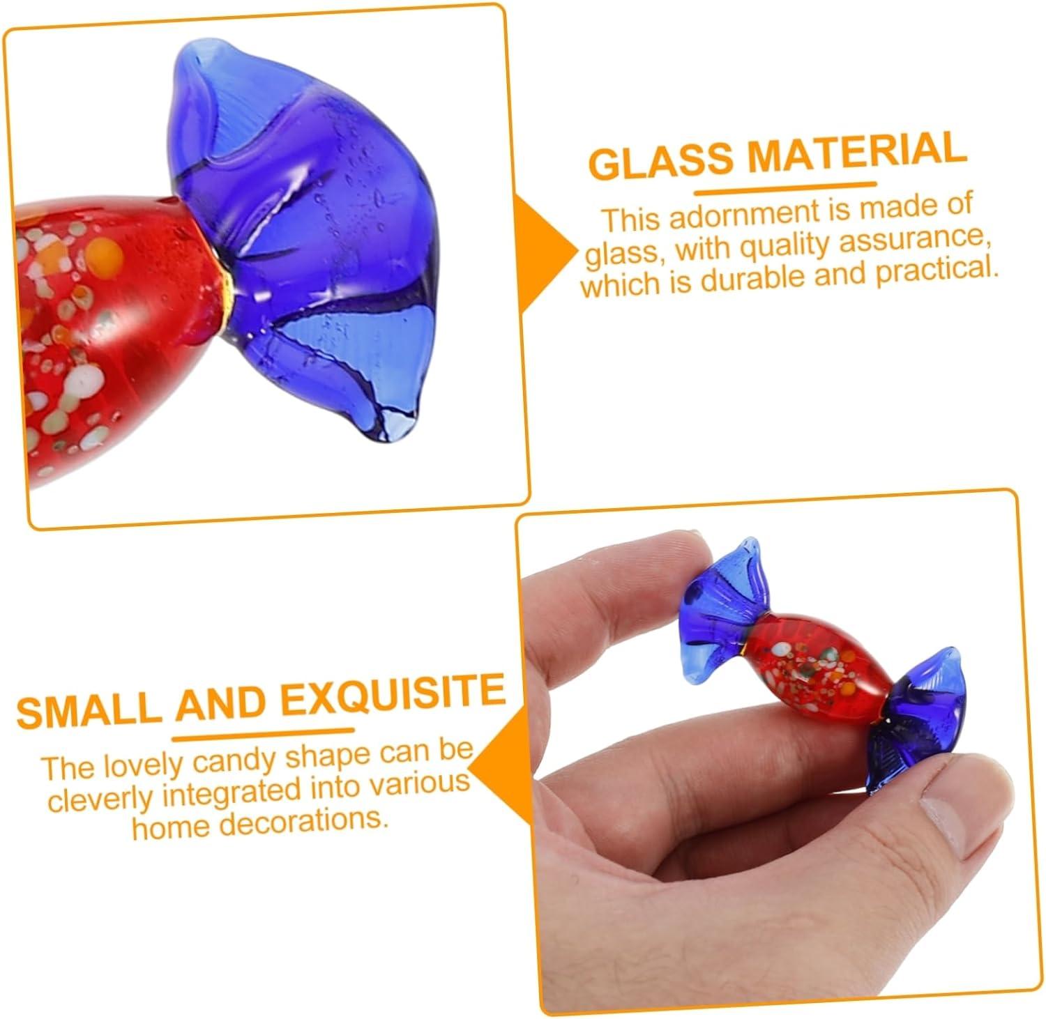 HOMSFOU 10 Pcs Candy Ornaments Faux Candy Decor Treats Collection ...