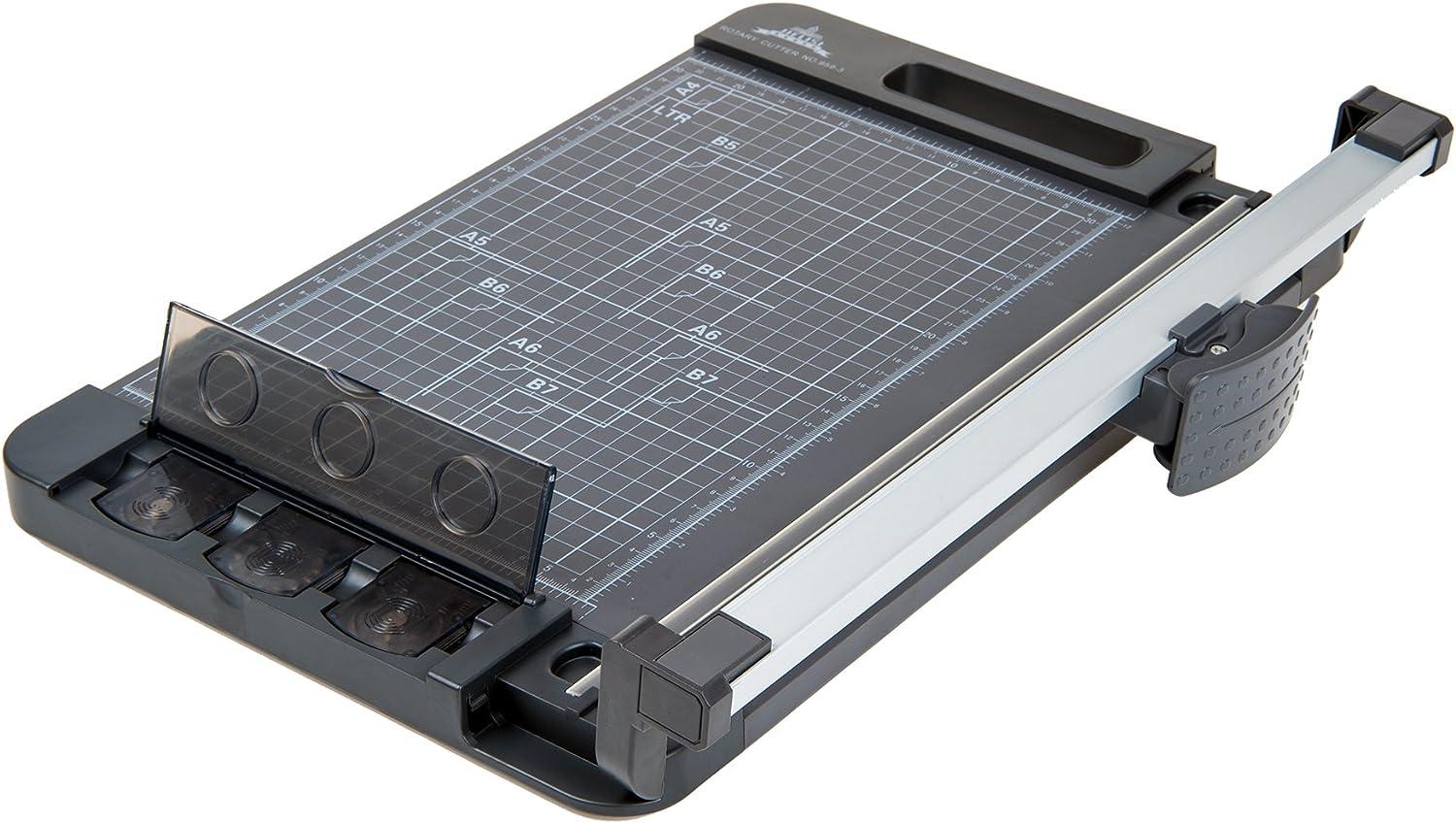 Jielisi 3-Way 12.6 Inch (A4 size) Rotary Trimmer Cutter Perforate ...