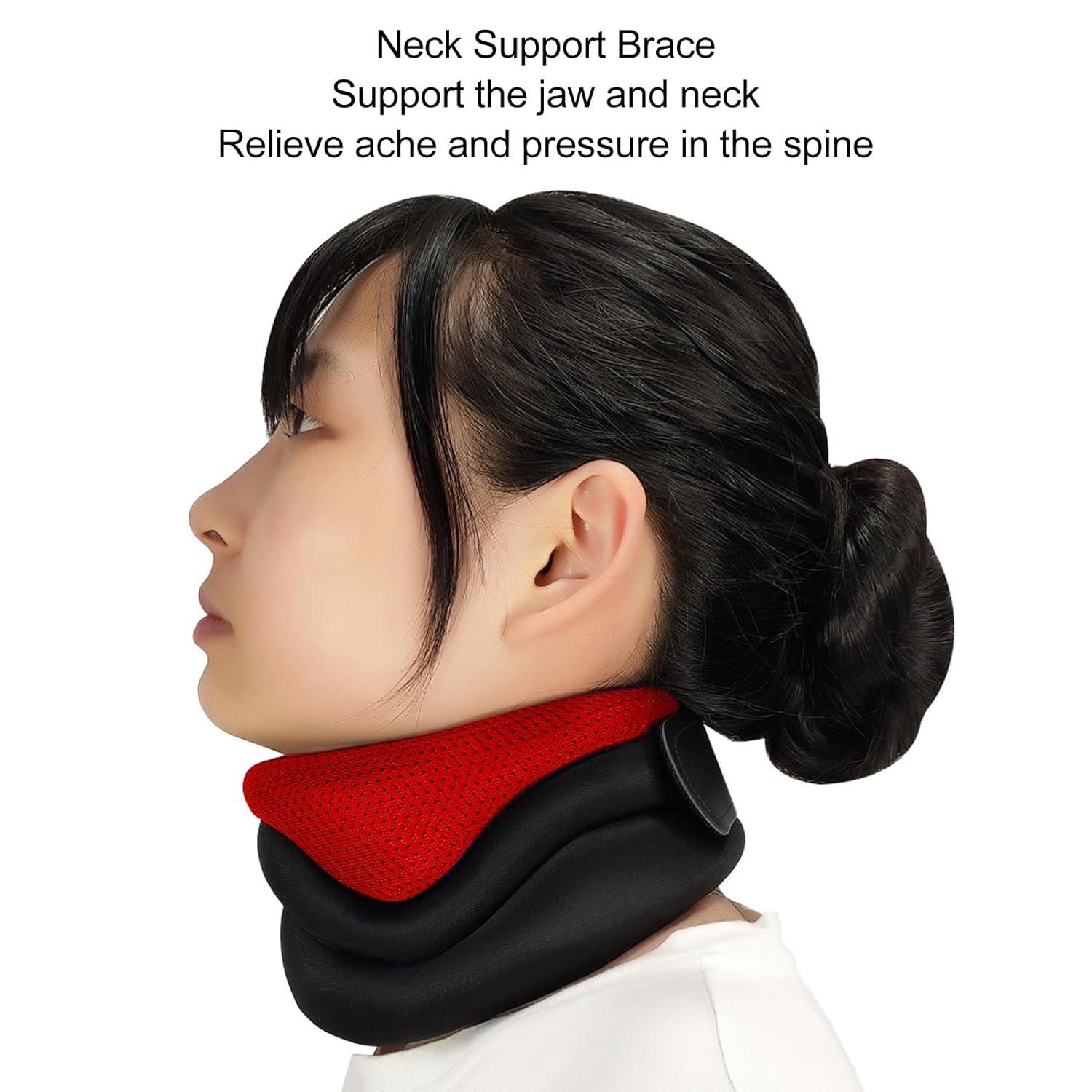 Neck Support Brace - Breathable Sponge High Elasticity Cervical Collar ...
