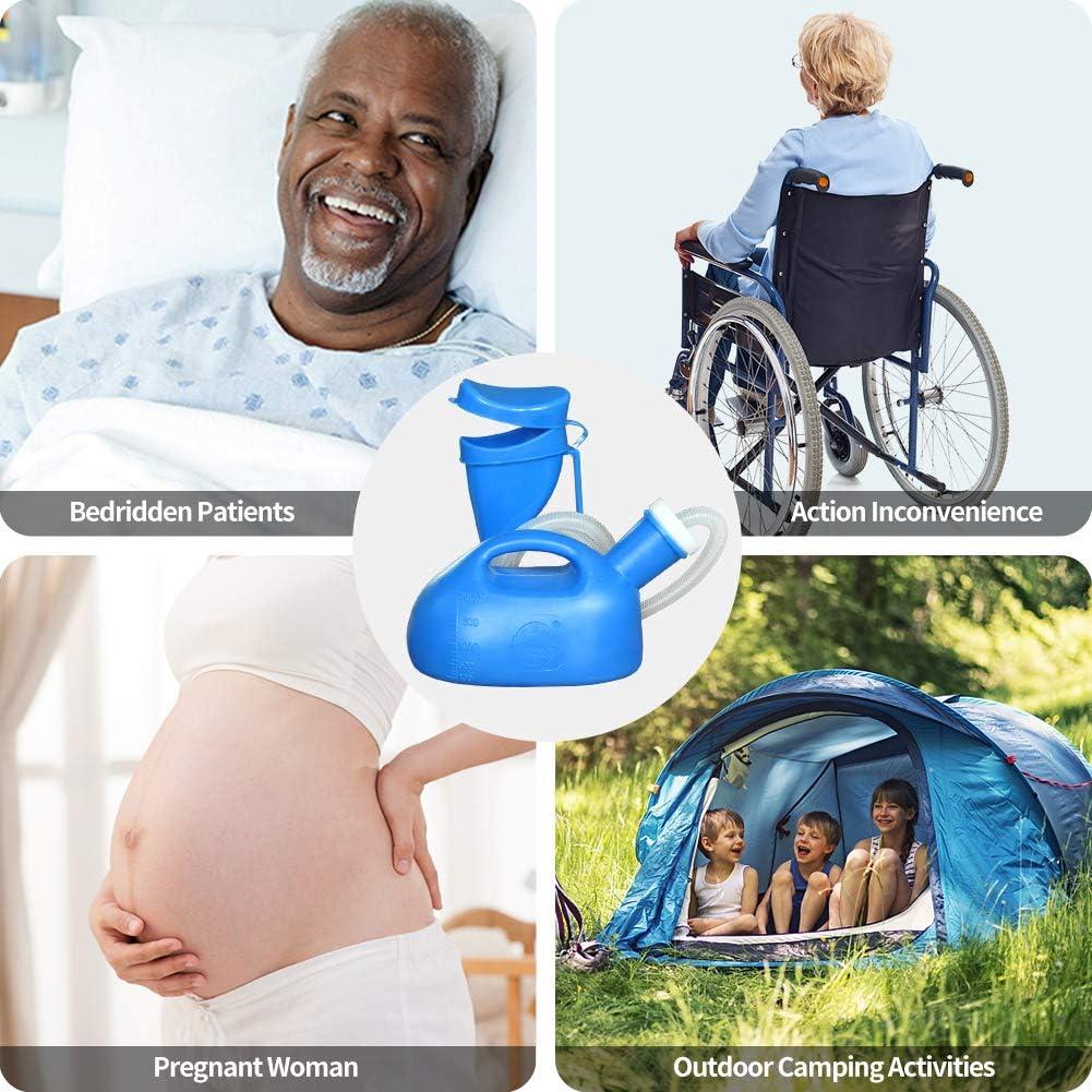 2020 Upgrade - Unisex Urinal Seneme 2000ML Portable Urinal for Women ...