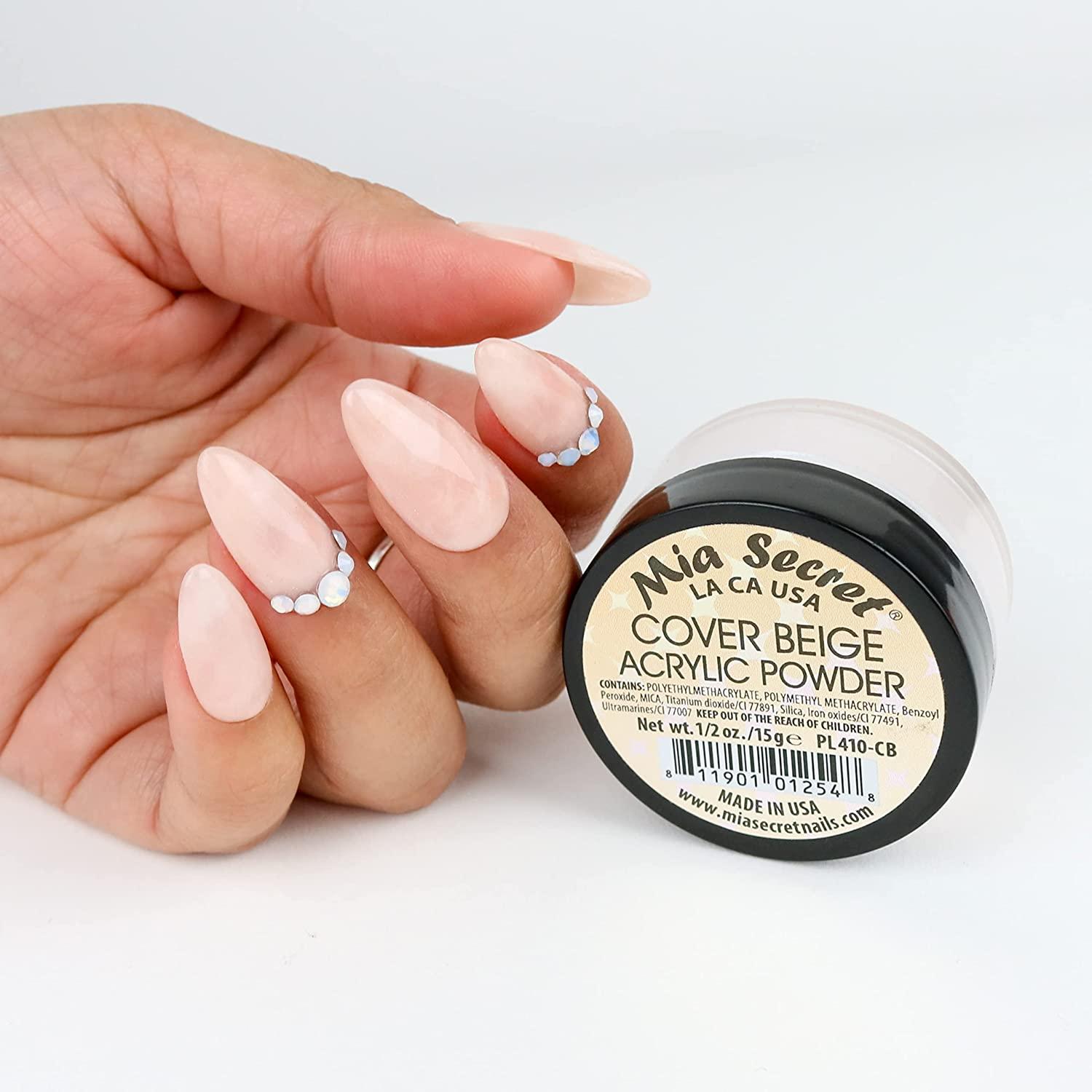 Mia Secret Cover Beige Acrylic Powder - 2 Ounce (Pack of 1) | High ...