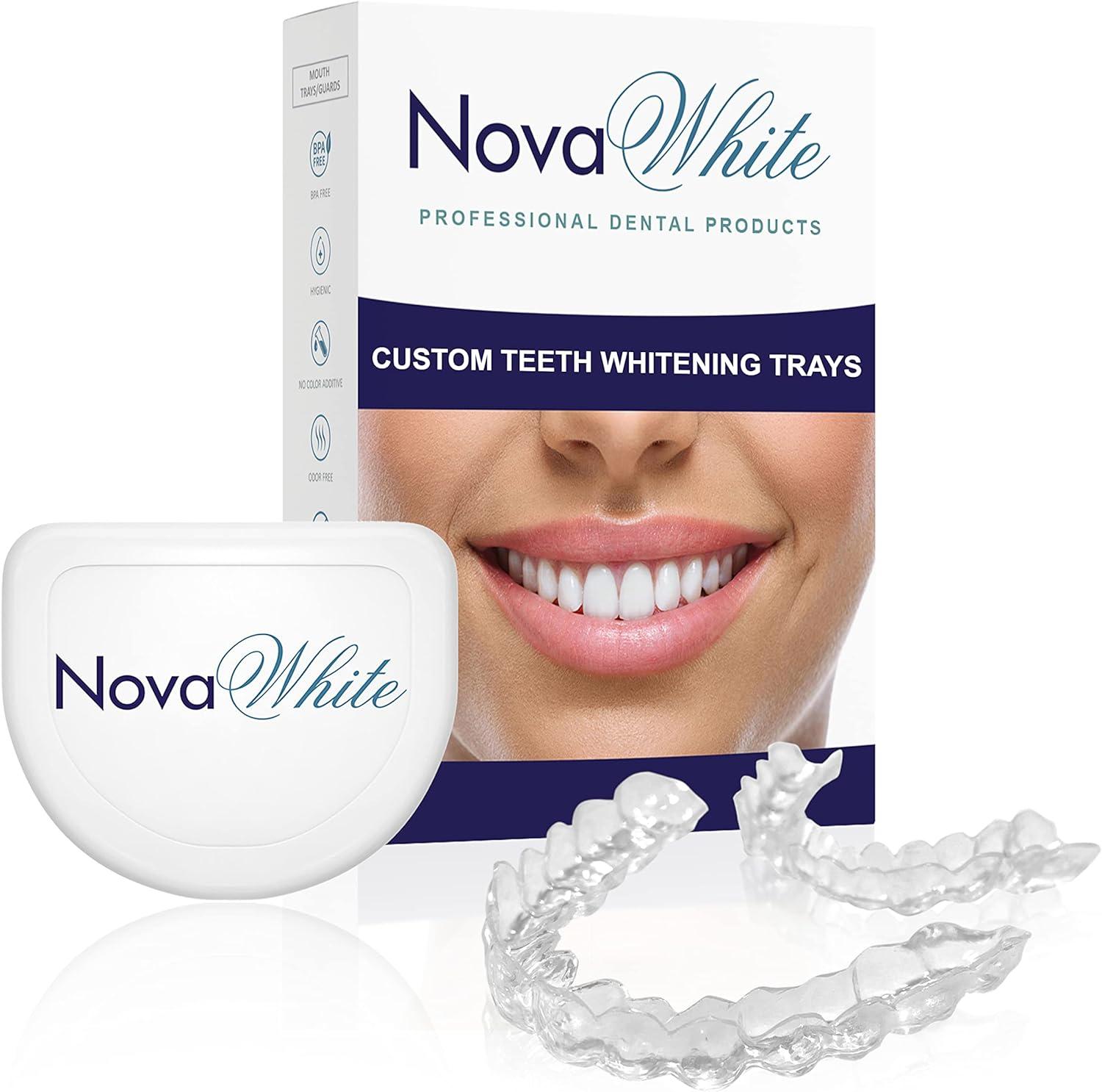 NovaWhite Custom Teeth Whitening Trays - Premium Dental Grade Fit for ...