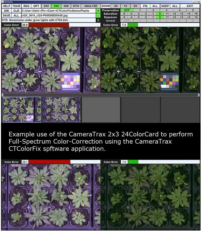 CameraTrax 24ColorCard-2x3 with White Balance and User Guidebook ...