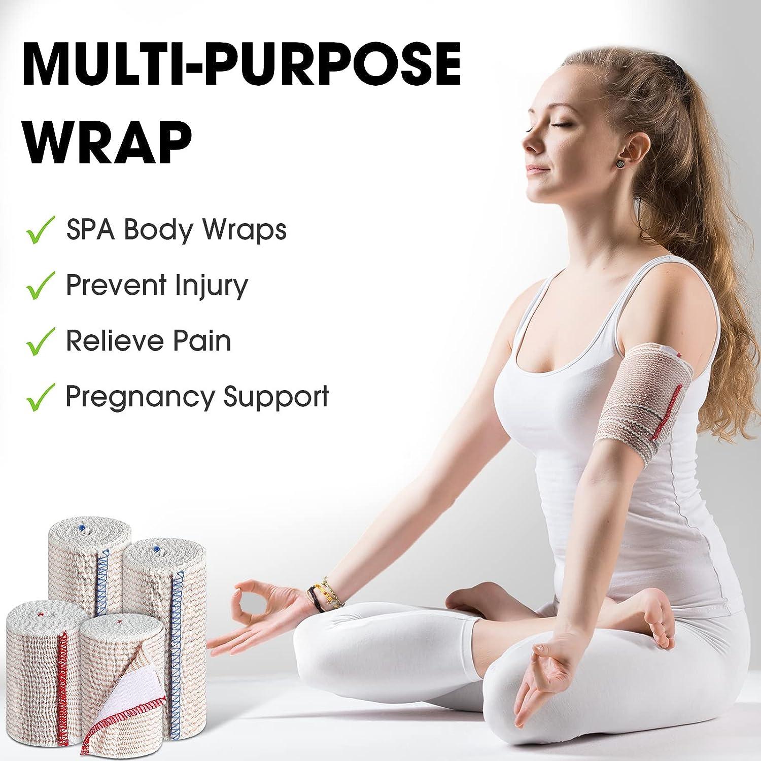 30 Pcs Elastic Compression Bandage Wrap for Sports Injuries - 3 & 4 ...