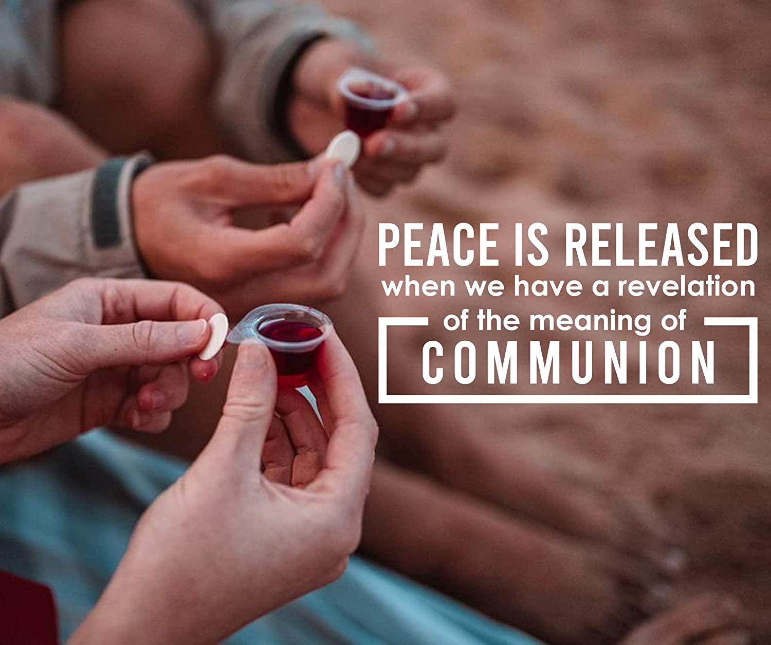 Miracle Meal Pre-filled Communion Cups and Wafer Set - Box of 100 ...