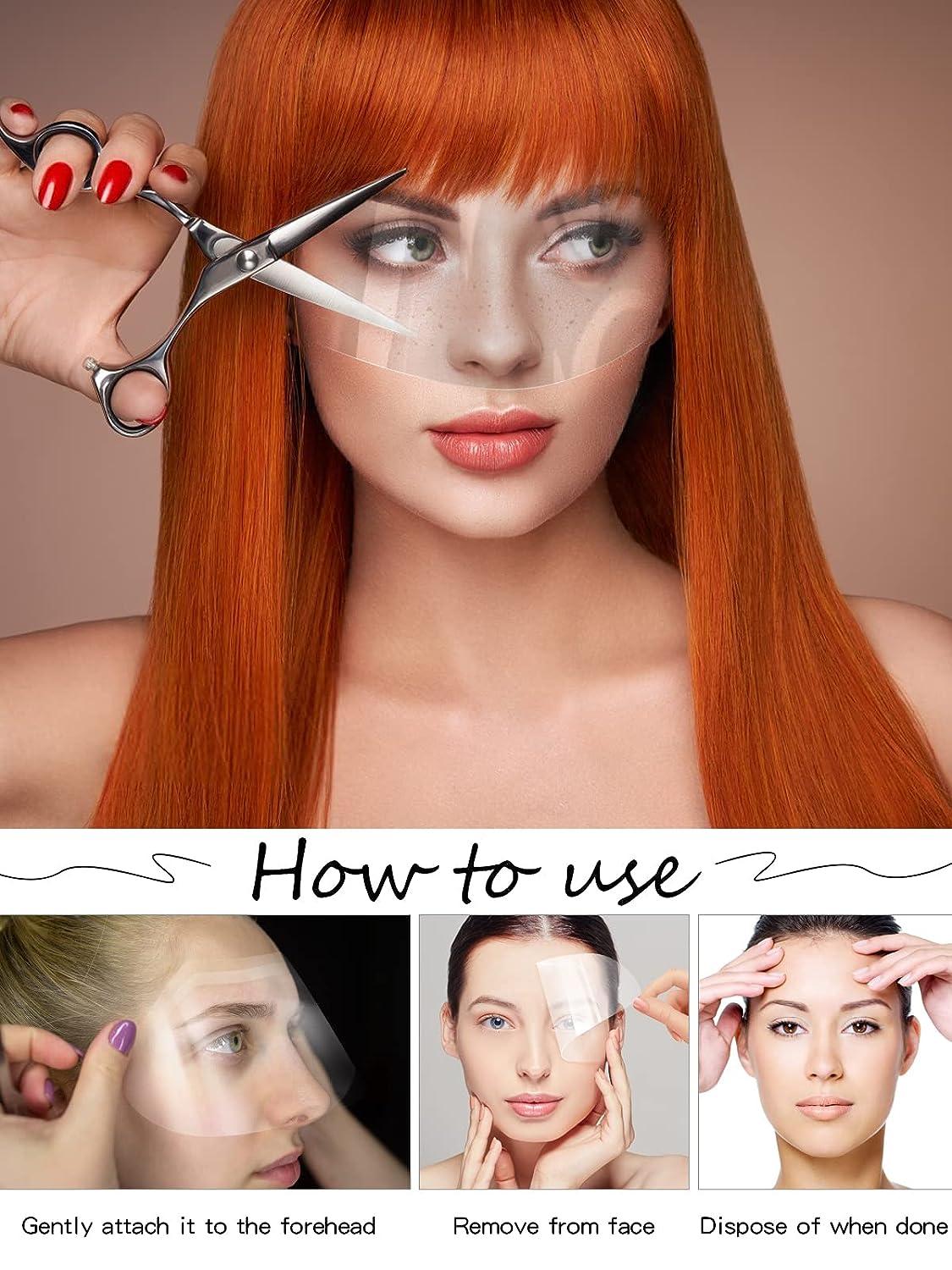 EBANKU 200 PCS Upgrade Disposable Shower Face Shields for Eyebrow and ...