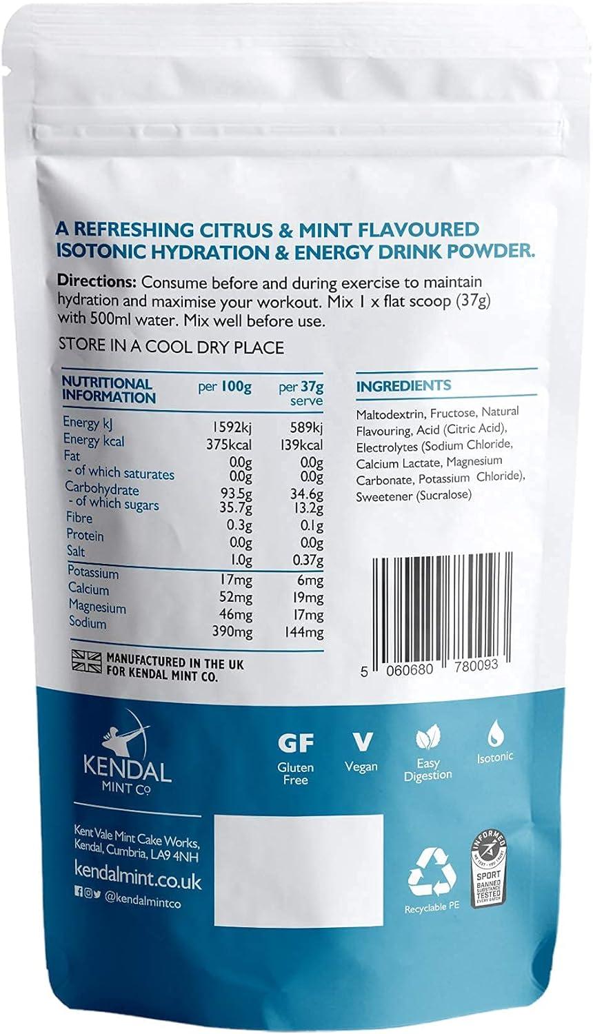 Isotonic Electrolyte Energy Drink Powder - Citrus & Mint Flavor | 100% ...