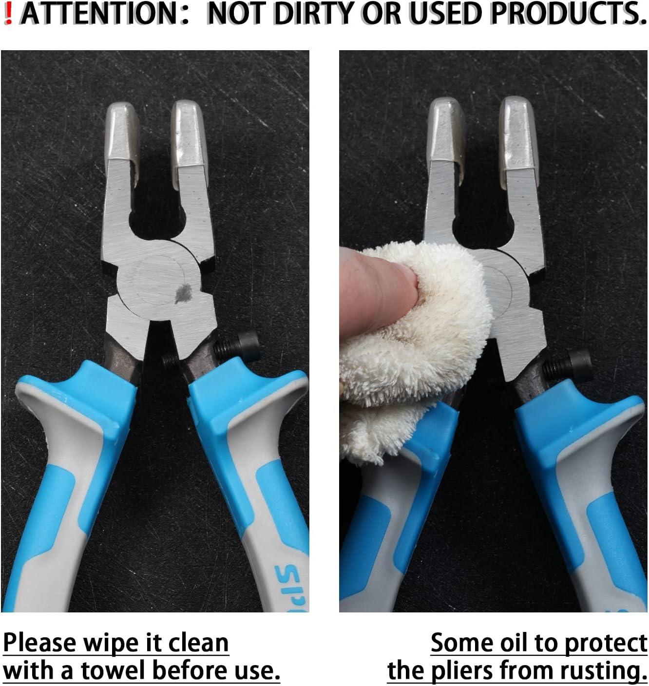 SPEEDWOX Heavy Duty Glass Running Pliers Breaker Grozer Pliers Set ...