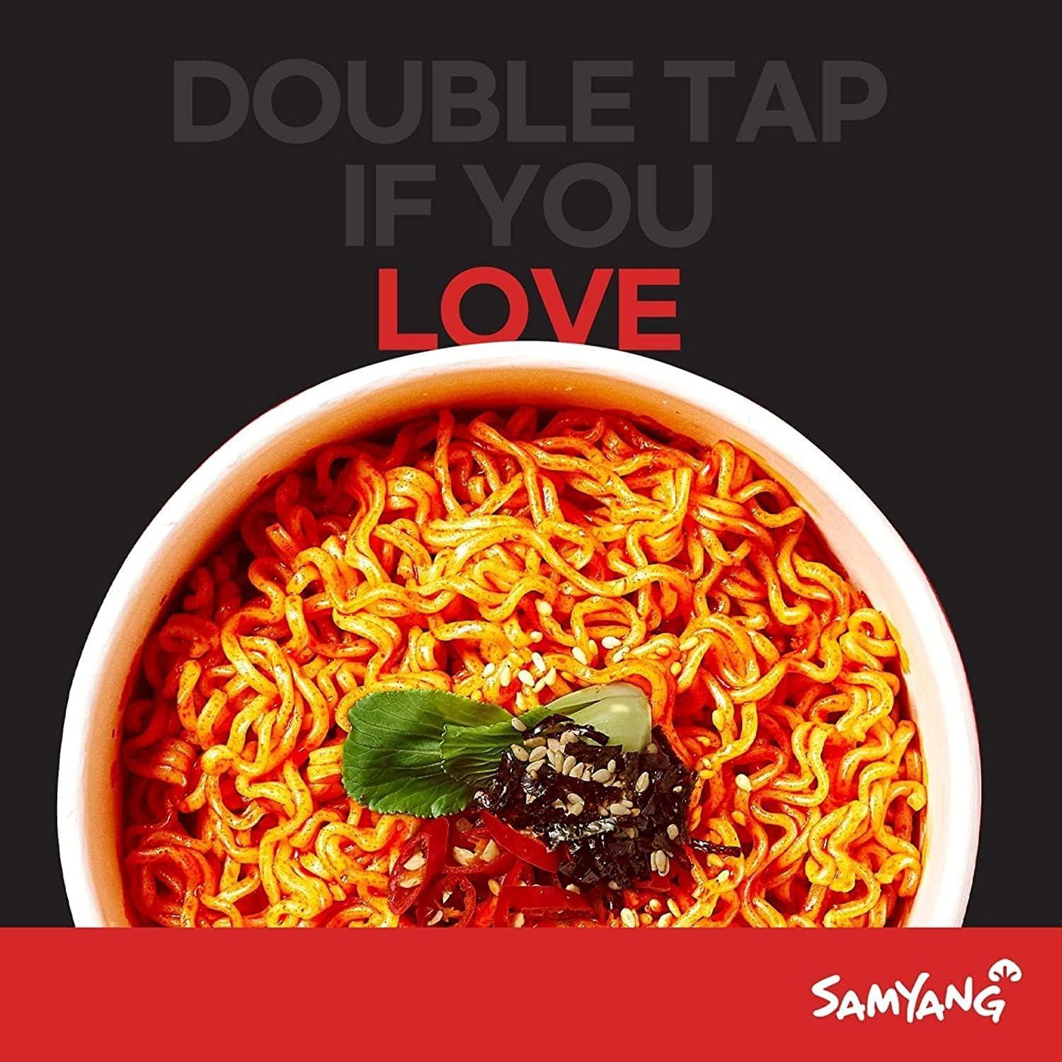 Samyang Buldak Hot Double (2x Spicy) Stir-Fried Korean Ramen Chicken ...